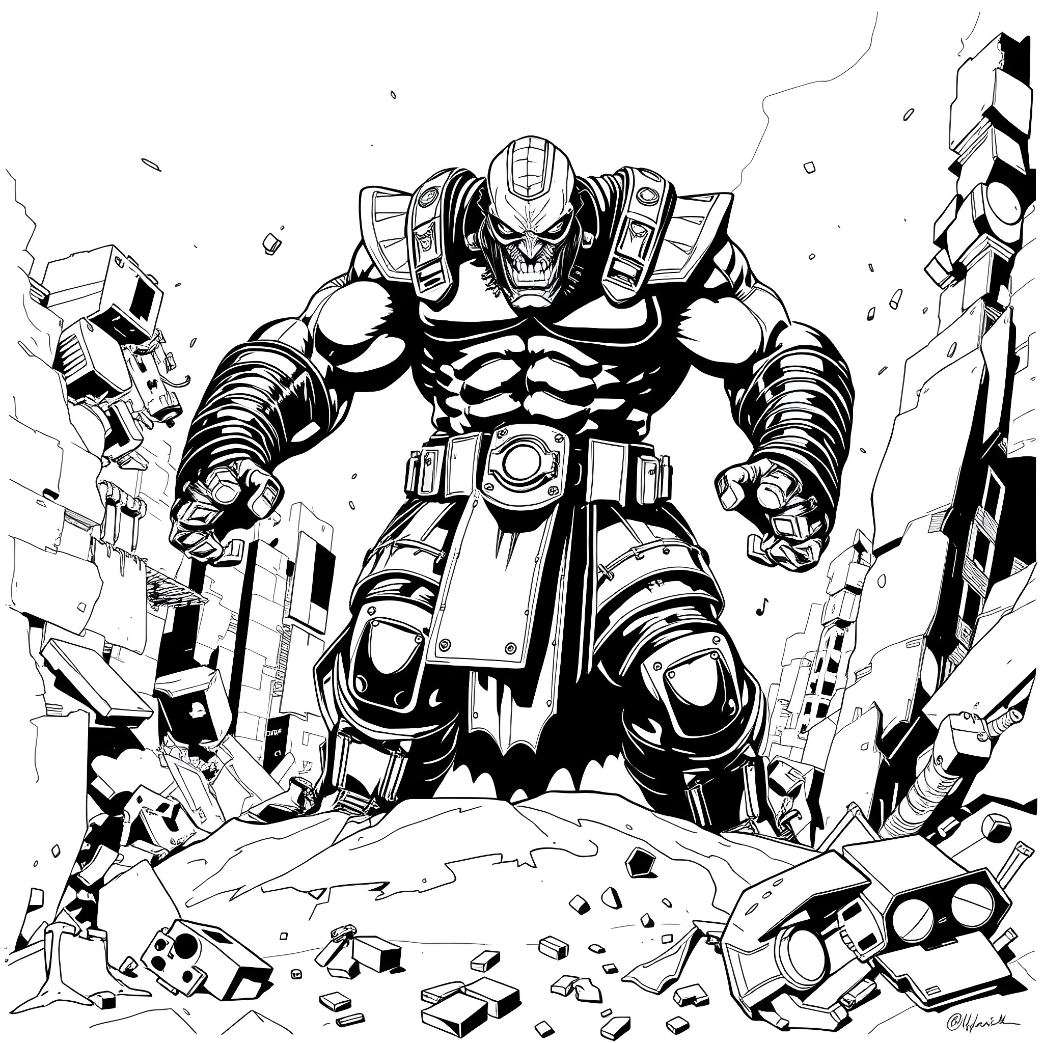 107 Best Bane Coloring Pages (Free Printable PDFs)