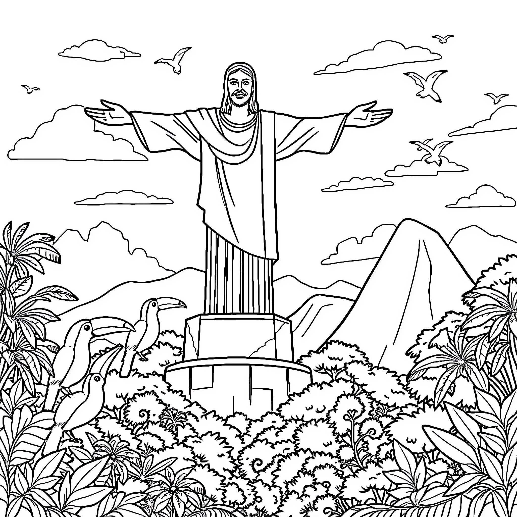 2 Best Christ The Redeemer Coloring Pages (Free Printable PDFs)