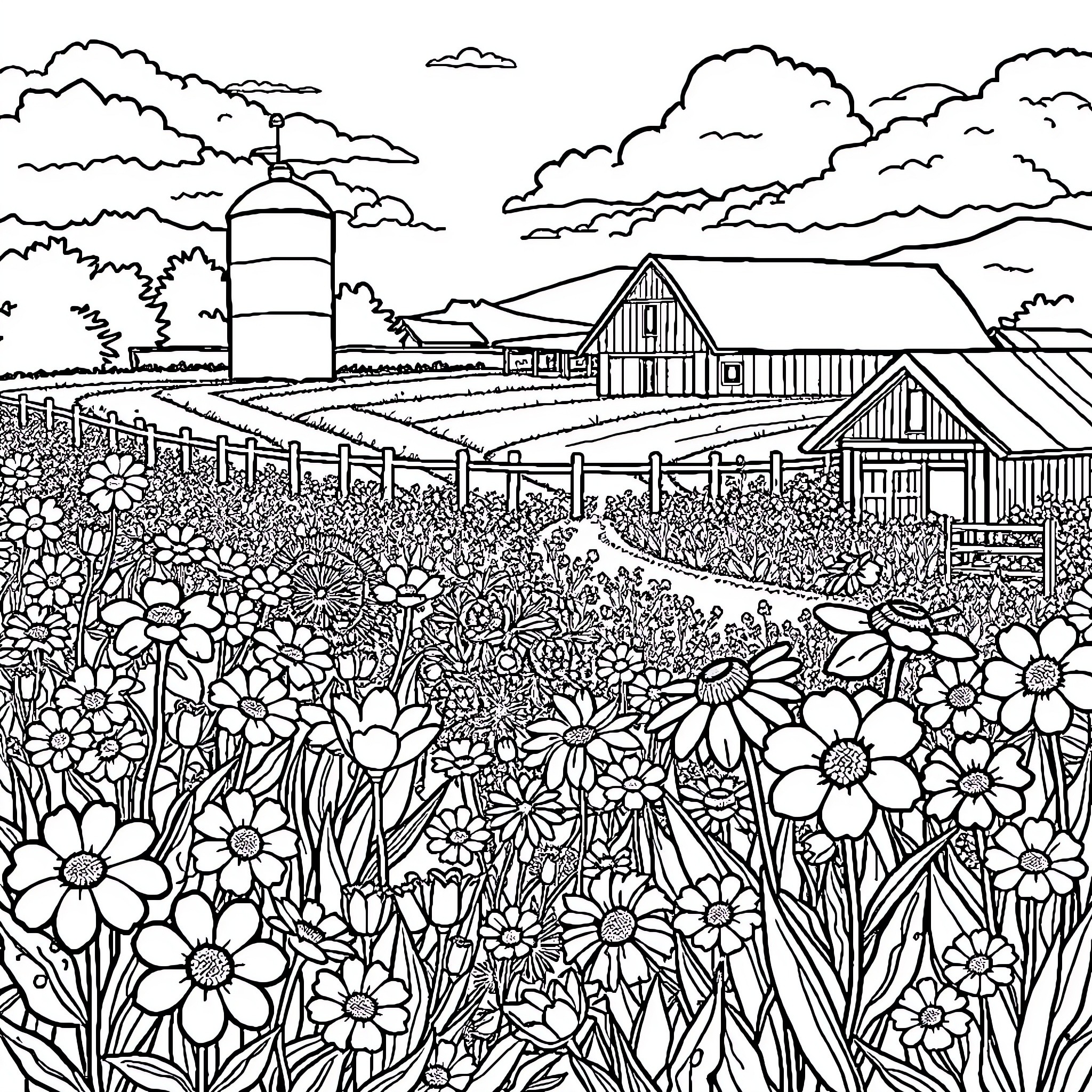 Best Farm Coloring Pages (Free Printable PDF)