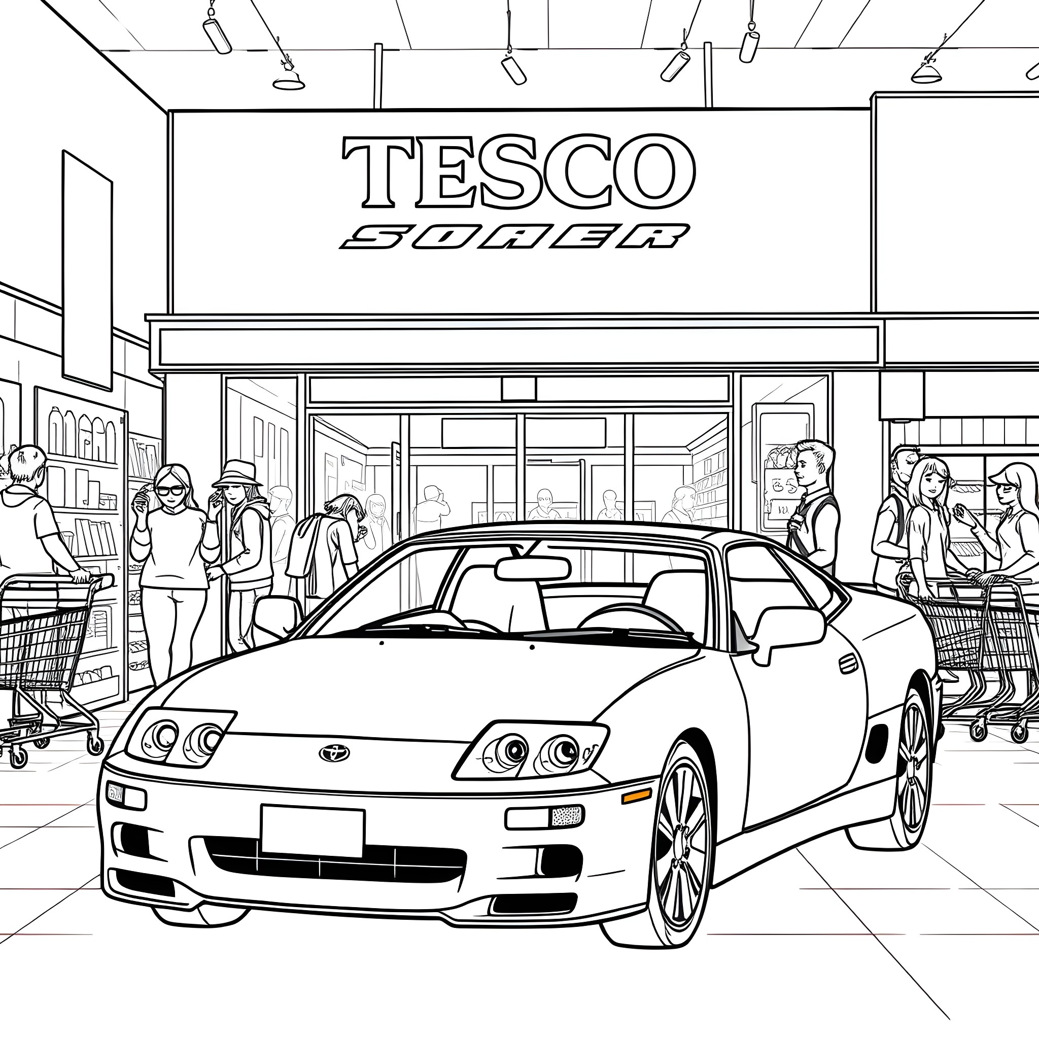 Best Toyota Coloring Pages (Free Printable PDF)