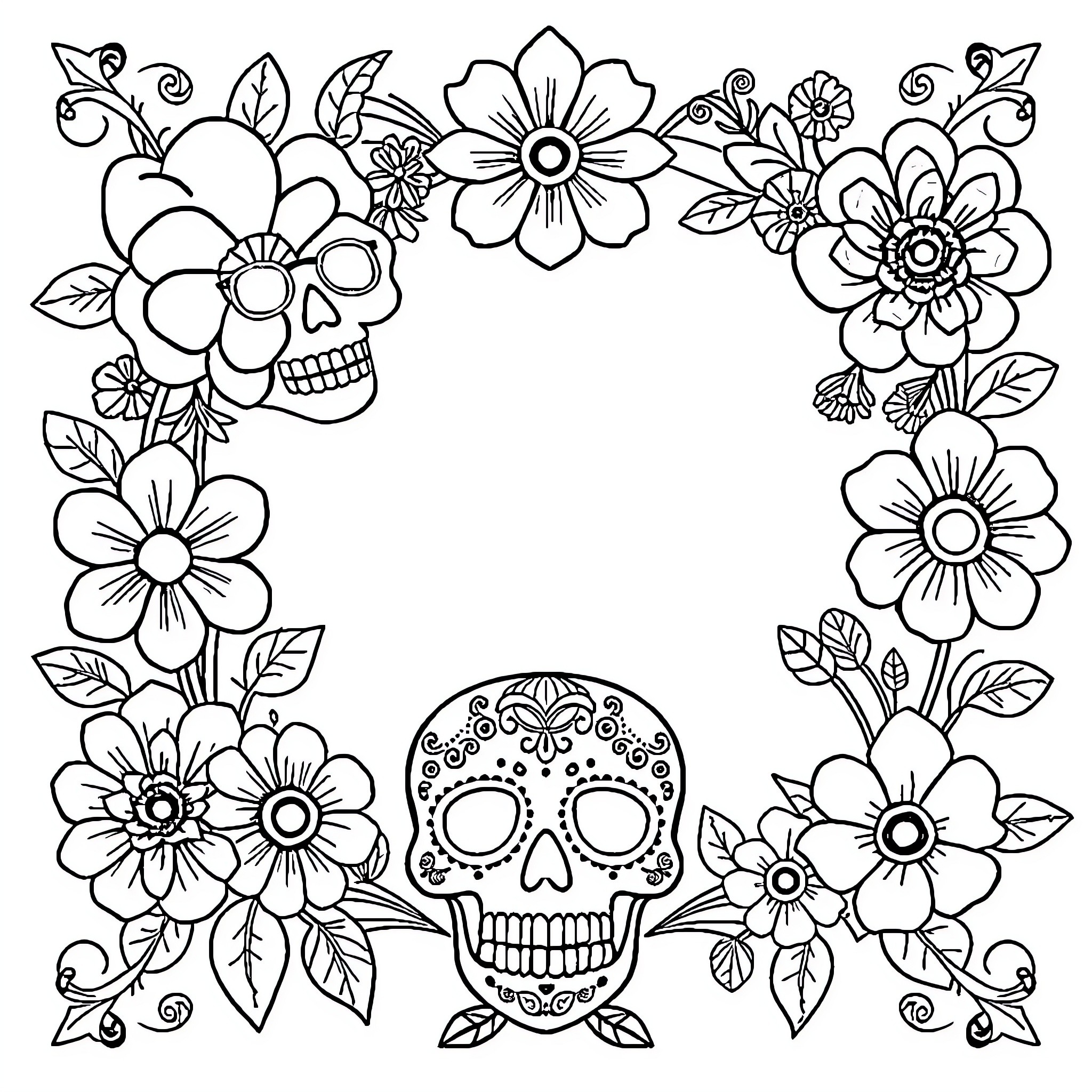 Best Dia de los Muertos Coloring Pages (Free Printable PDF)