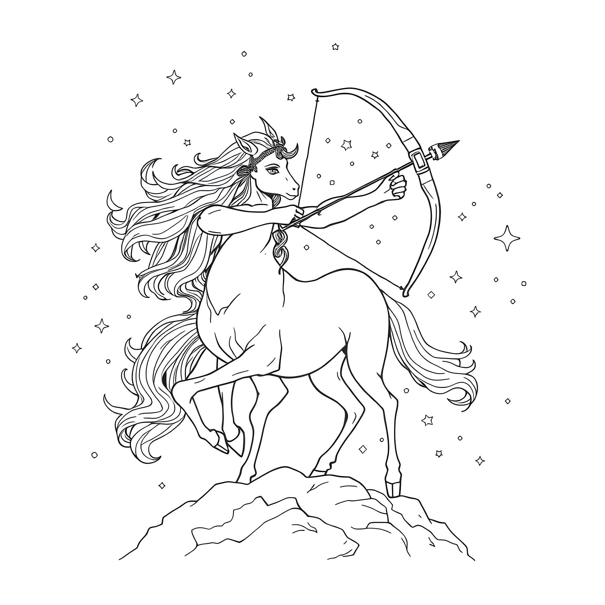 Best Sagittarius Coloring Pages (Free Printable PDF)