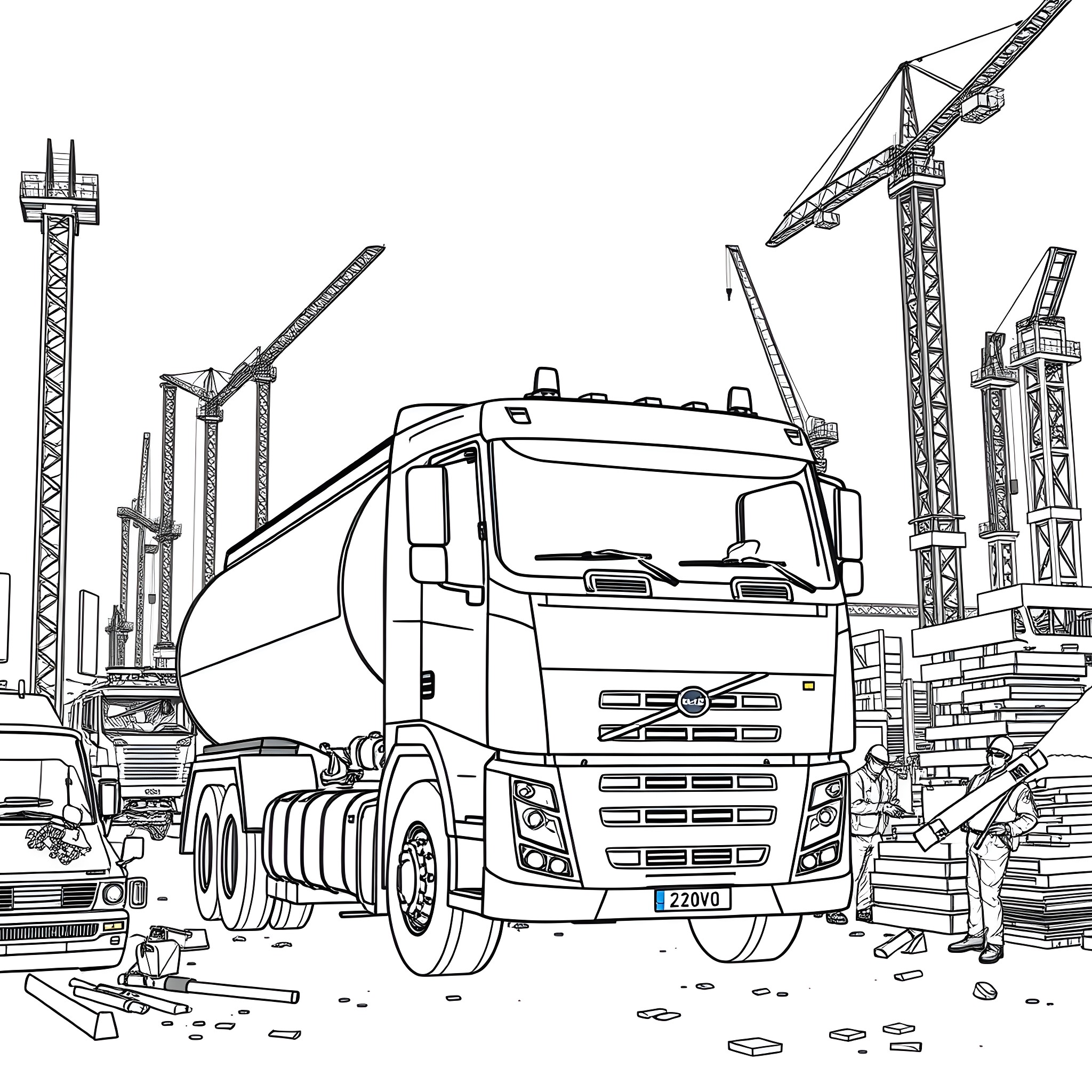 Best Volvo Coloring Pages (Free Printable PDF)