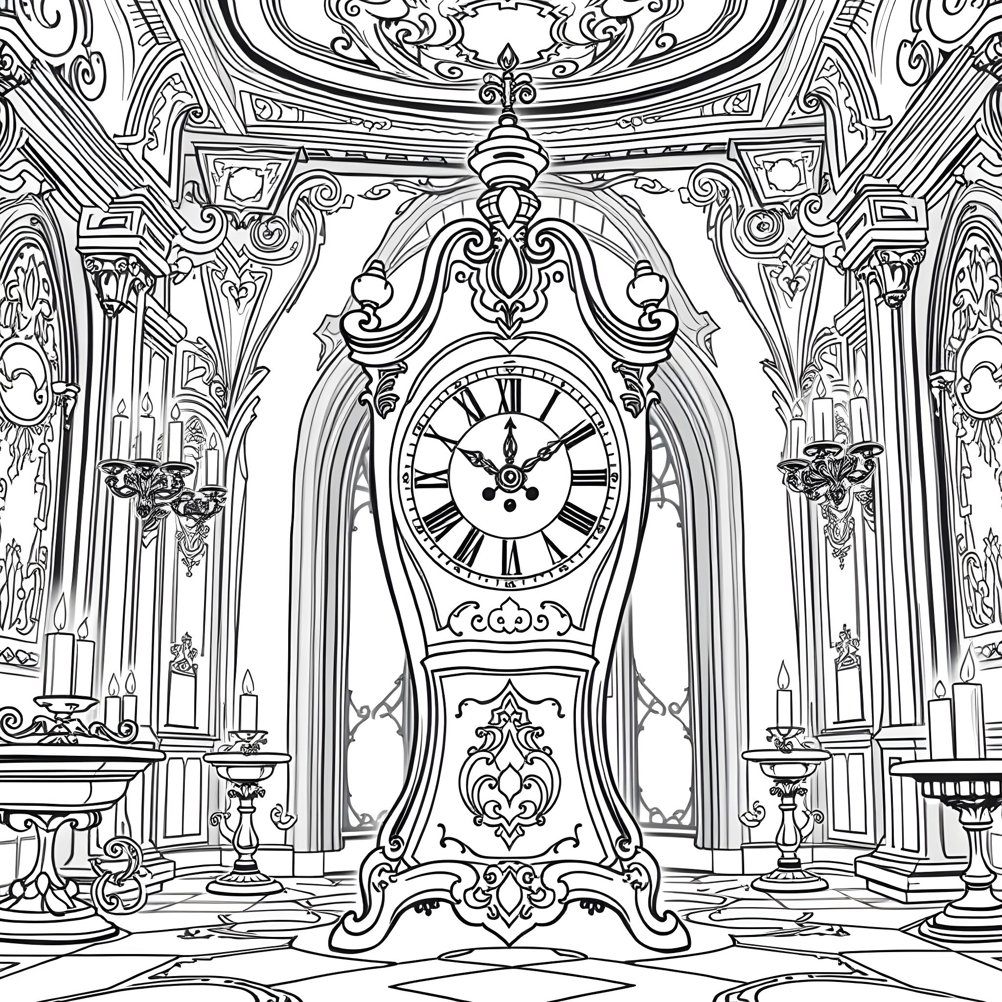 Best Cogsworth Coloring Pages (Free Printable PDF)