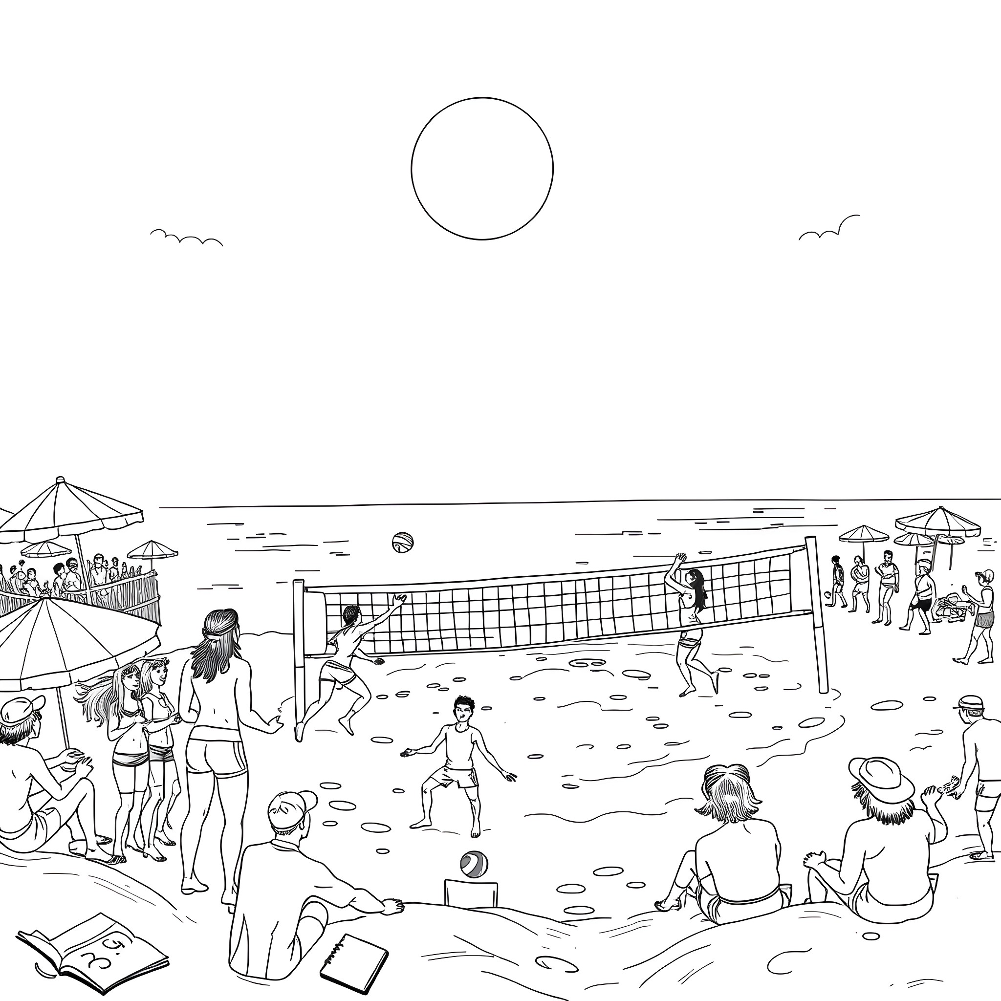 Best Volleyball Coloring Pages (Free Printable PDF)