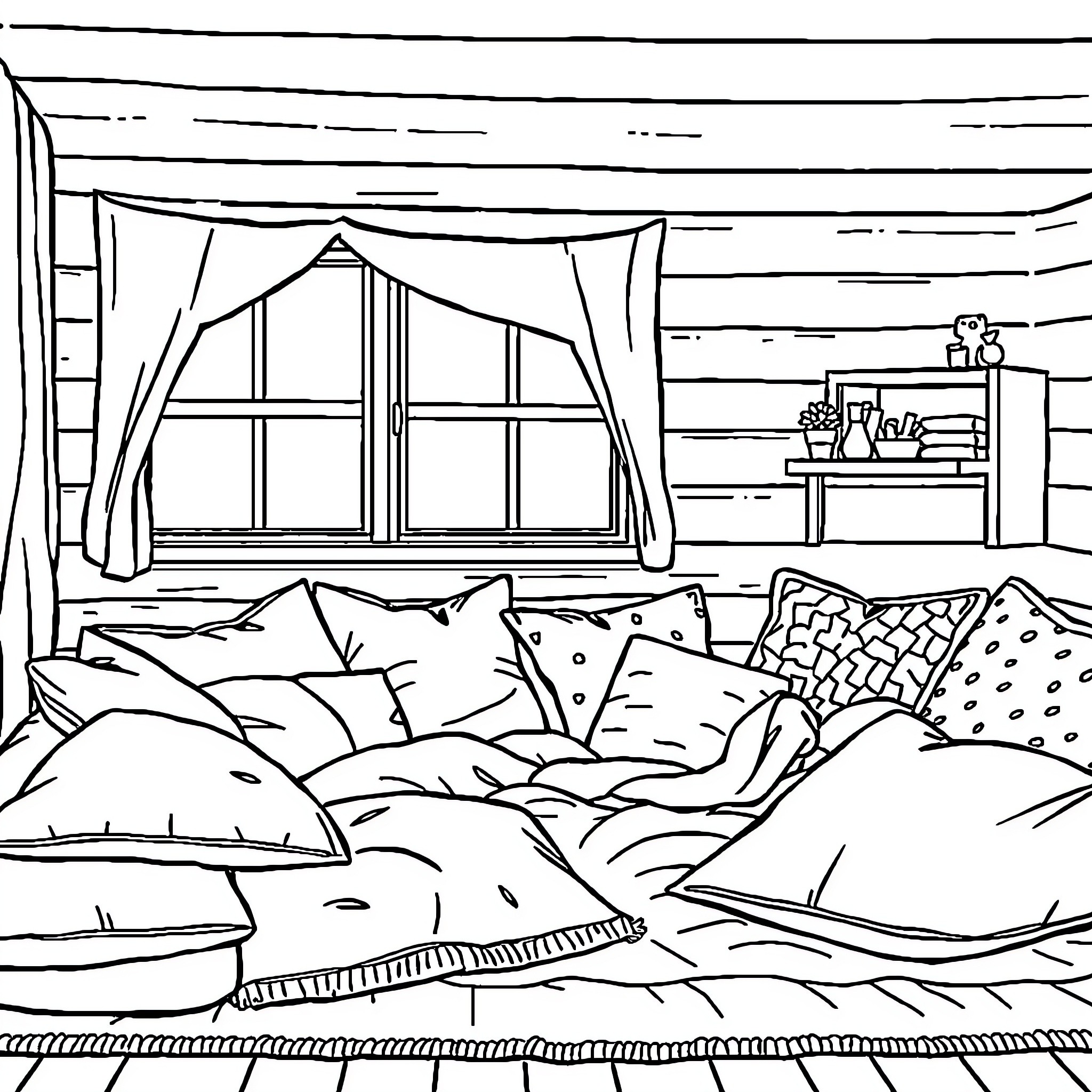 Best Room Coloring Pages (Free Printable PDF)