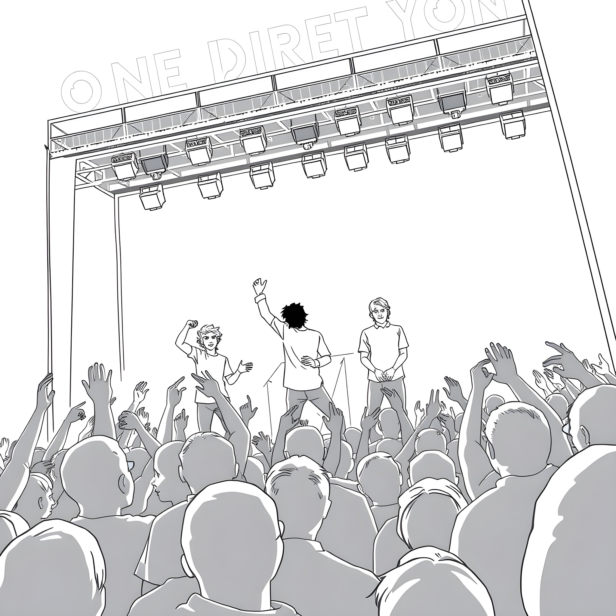Best One Direction Coloring Pages (Free Printable PDF)