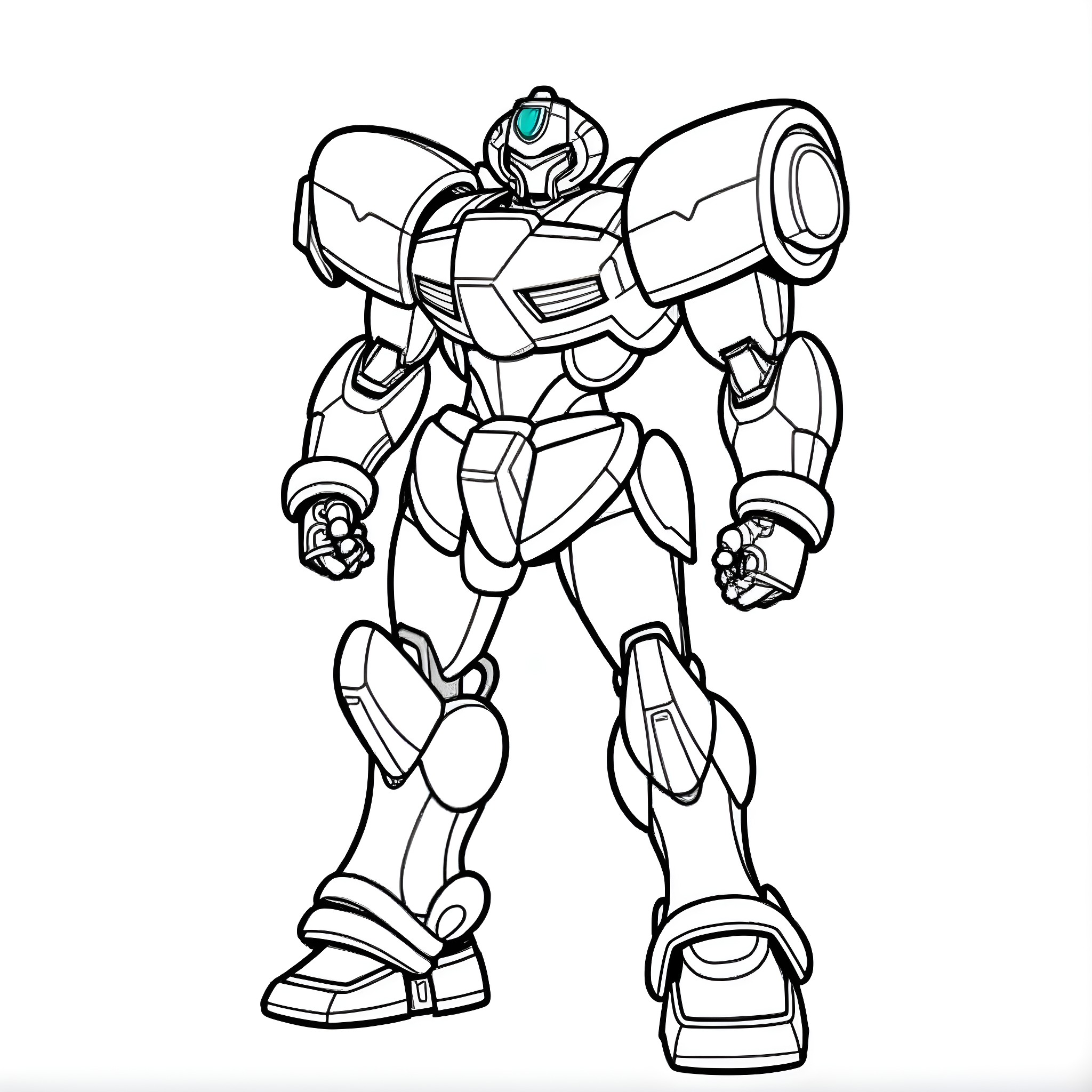 Best Mech Warrior Coloring Pages (Free Printable PDF)