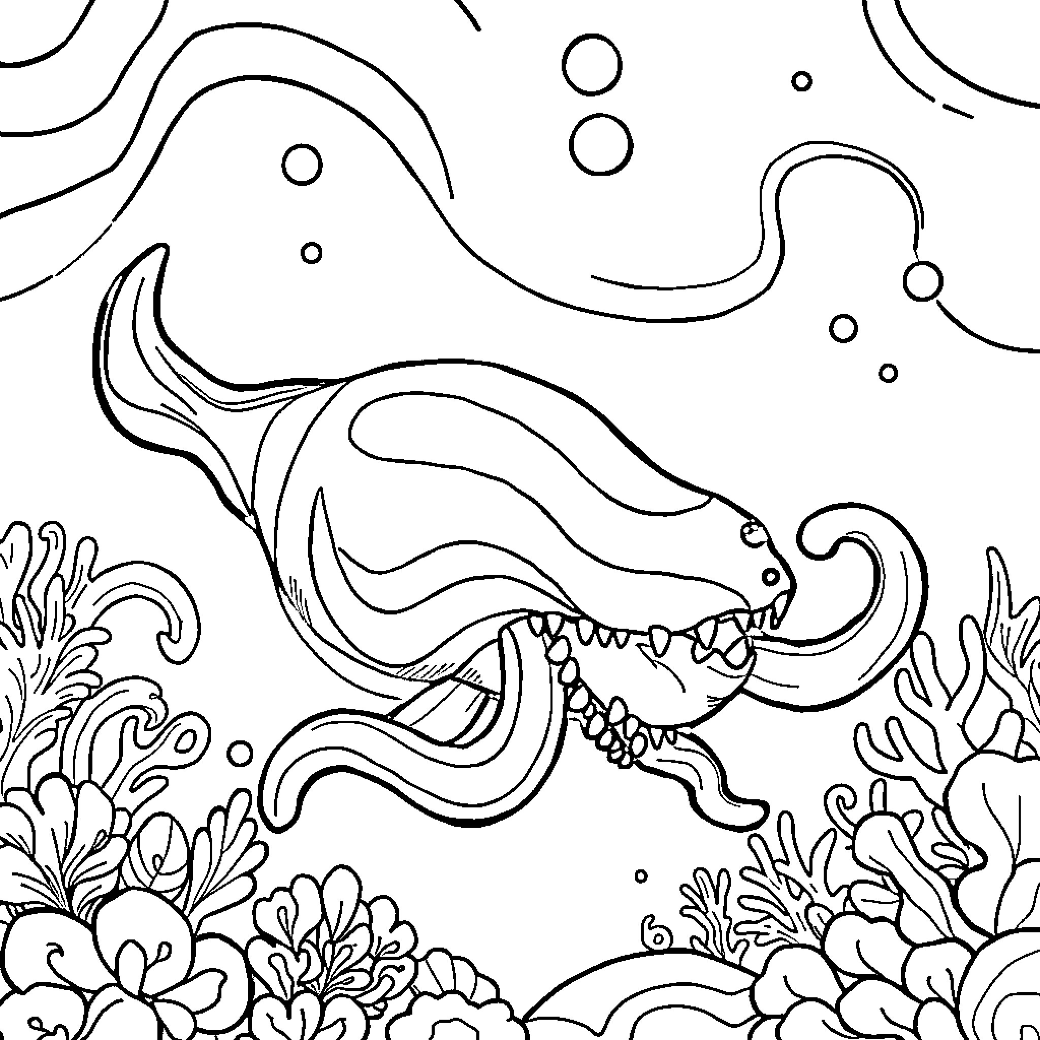 Best Sea Monster Coloring Pages (Free Printable PDF)
