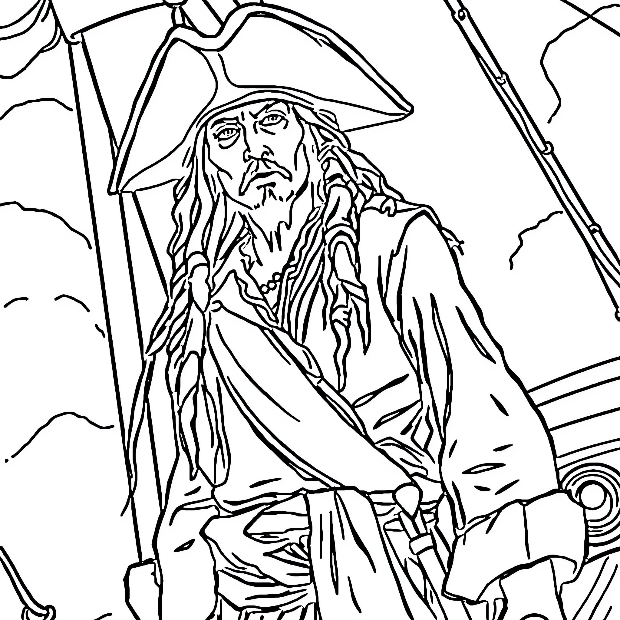 Best Jack Sparrow Coloring Pages (Free Printable PDF)