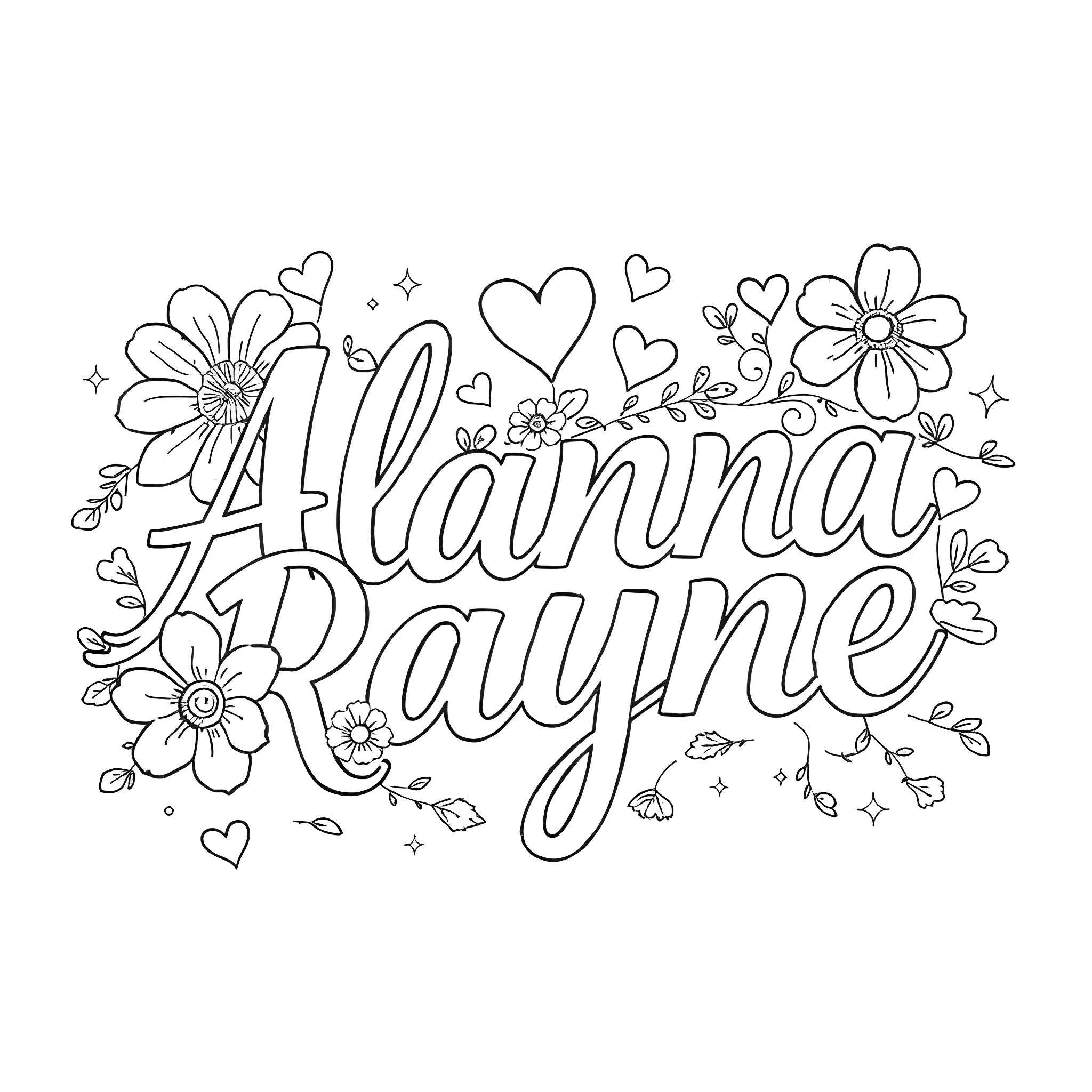 40 Best Cursive Font Coloring Pages (Free Printable PDFs)