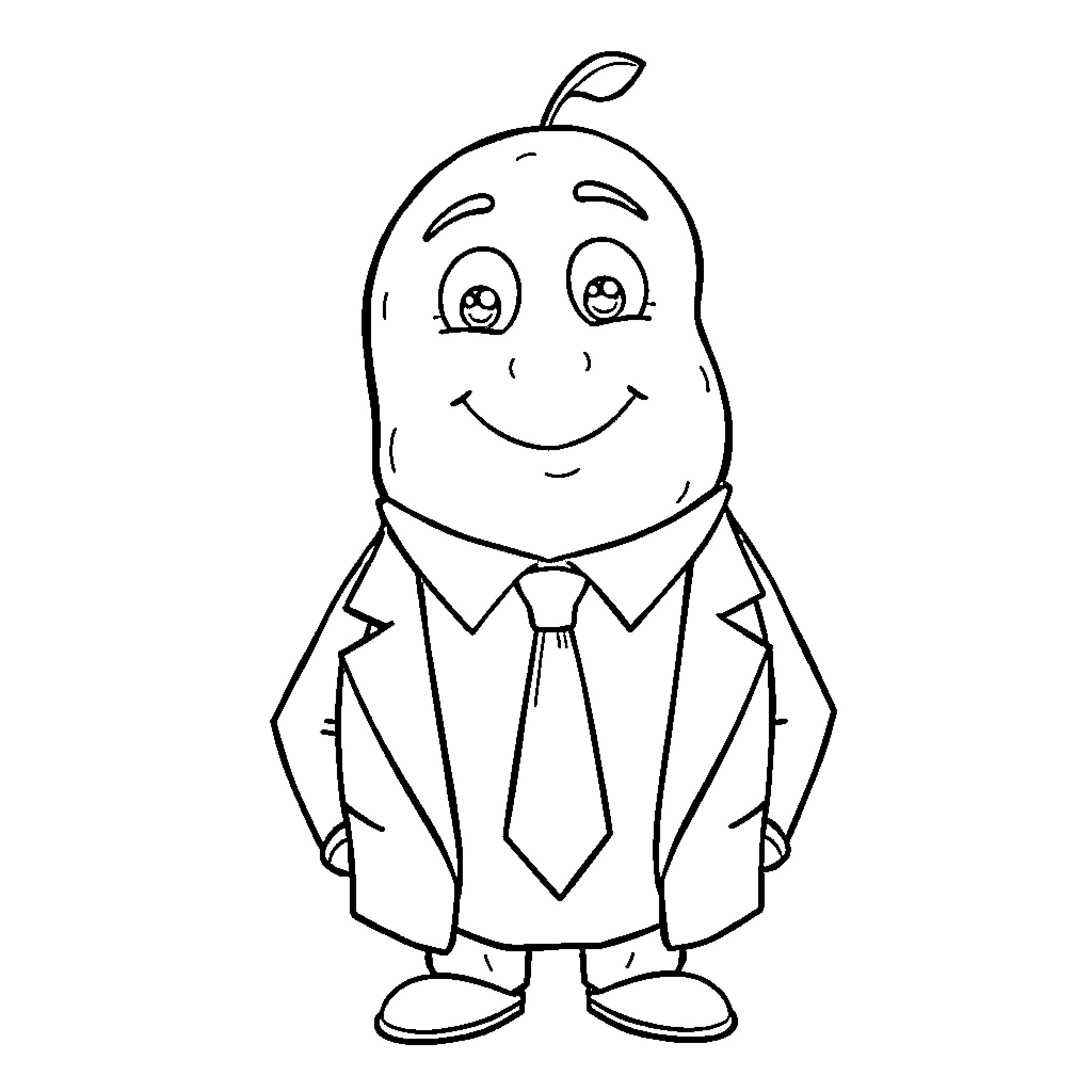 Best Potato Coloring Pages (Free Printable PDF)
