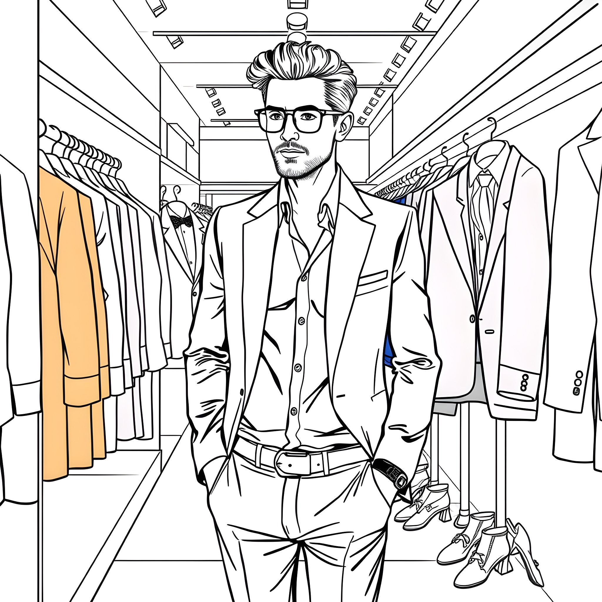 174 Best Man Coloring Pages (Free Printable PDFs)