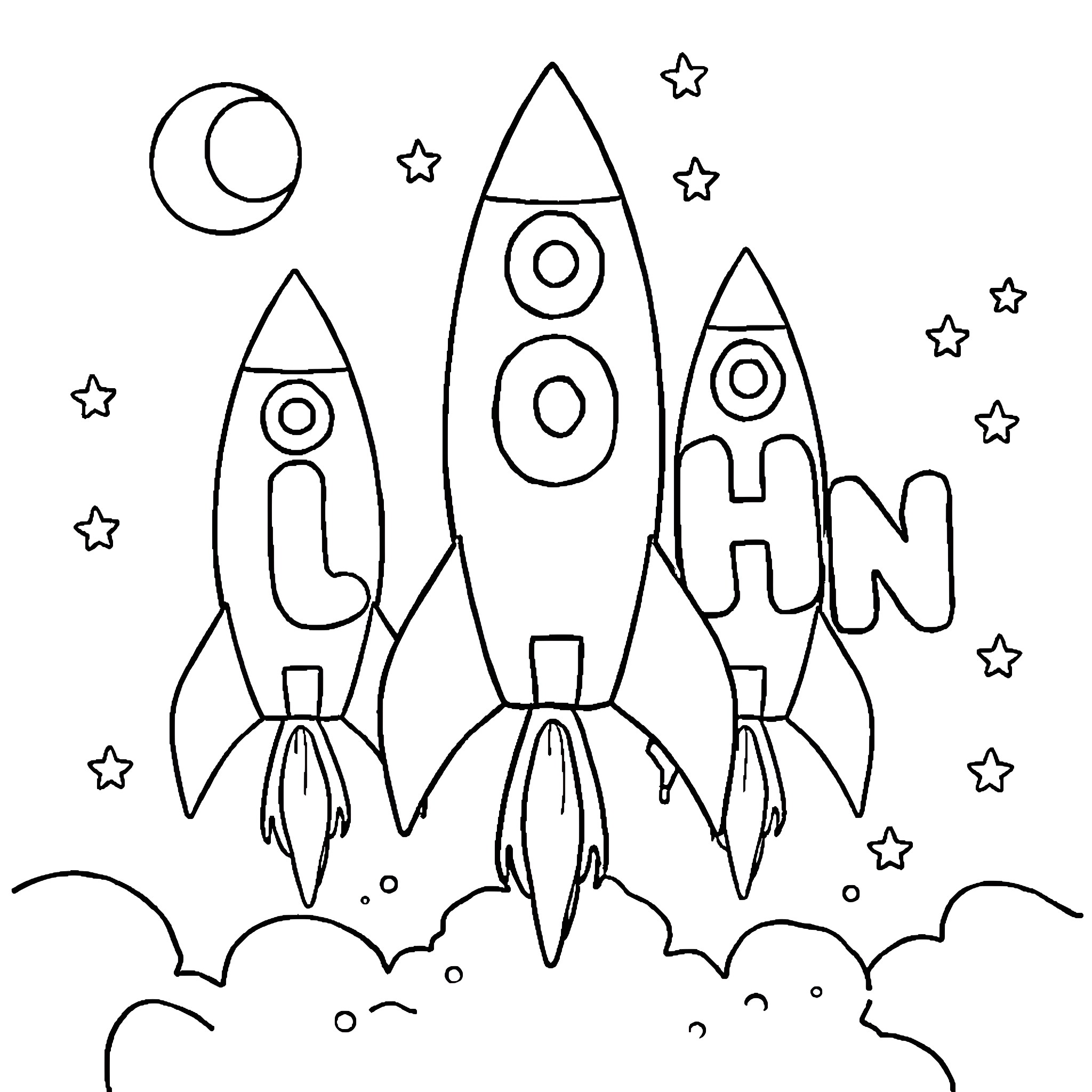 1 Best Rocketship Coloring Pages (Free Printable PDFs)