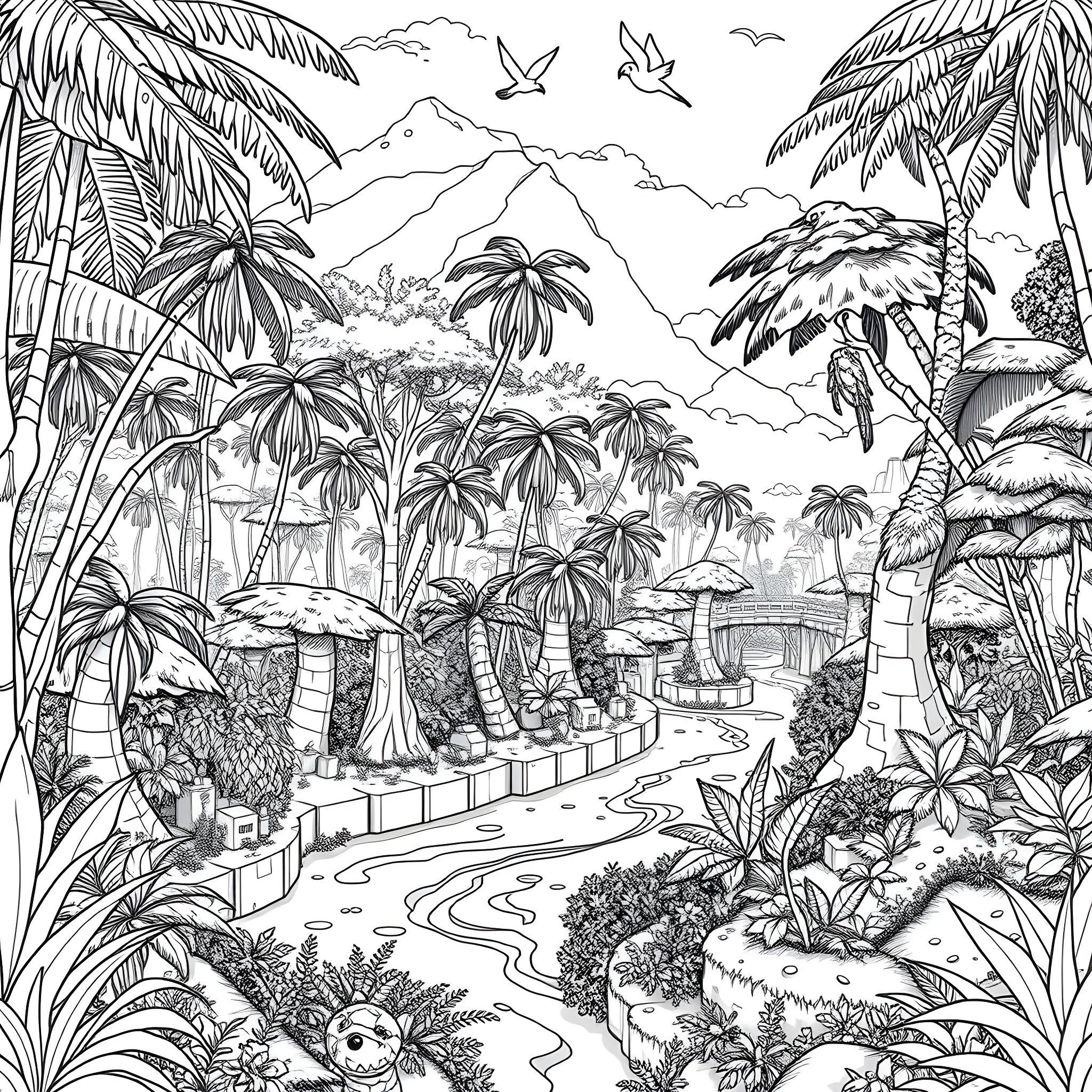 Best Rain Forest Coloring Pages (Free Printable PDF)
