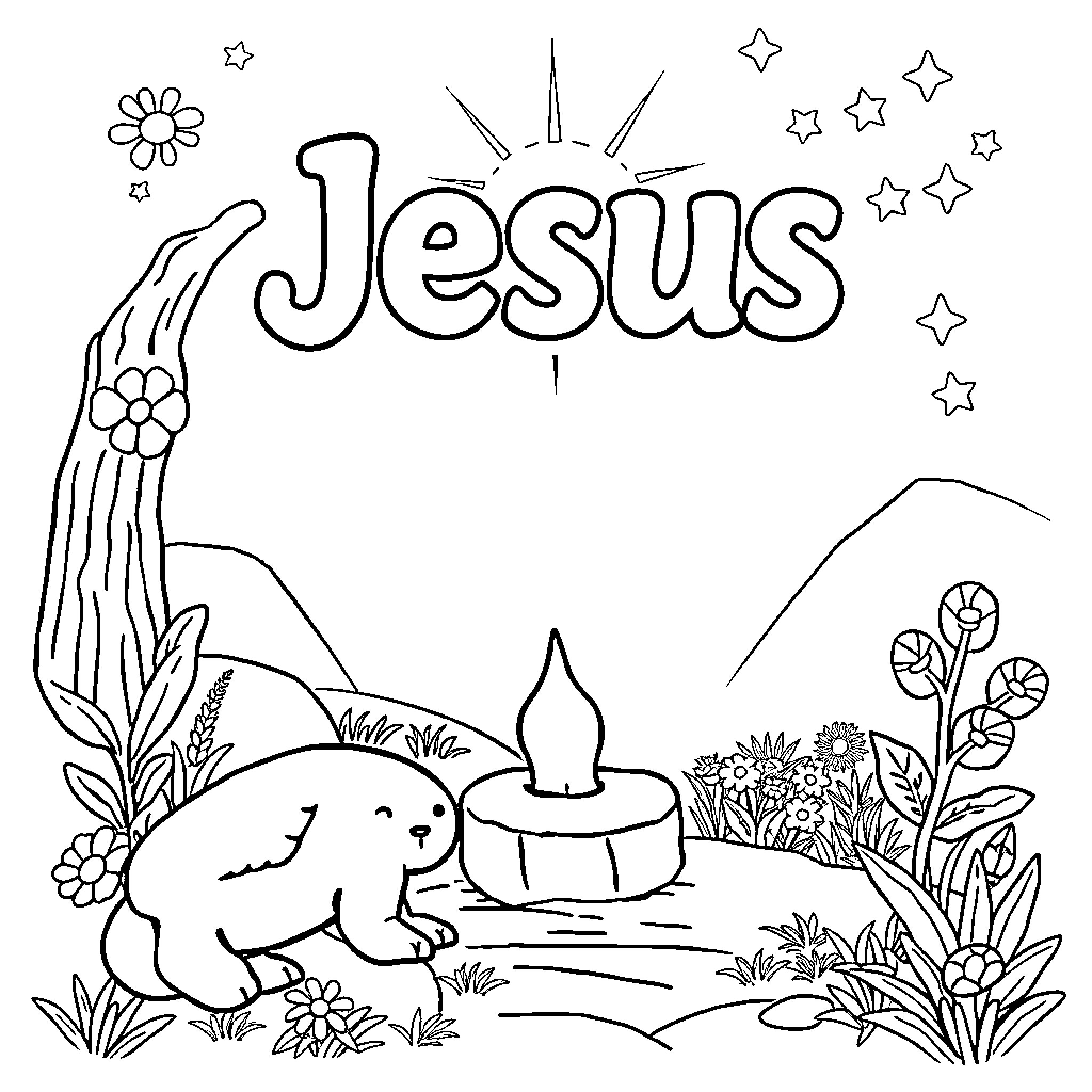 Best Jesus Coloring Pages (Free Printable PDF)