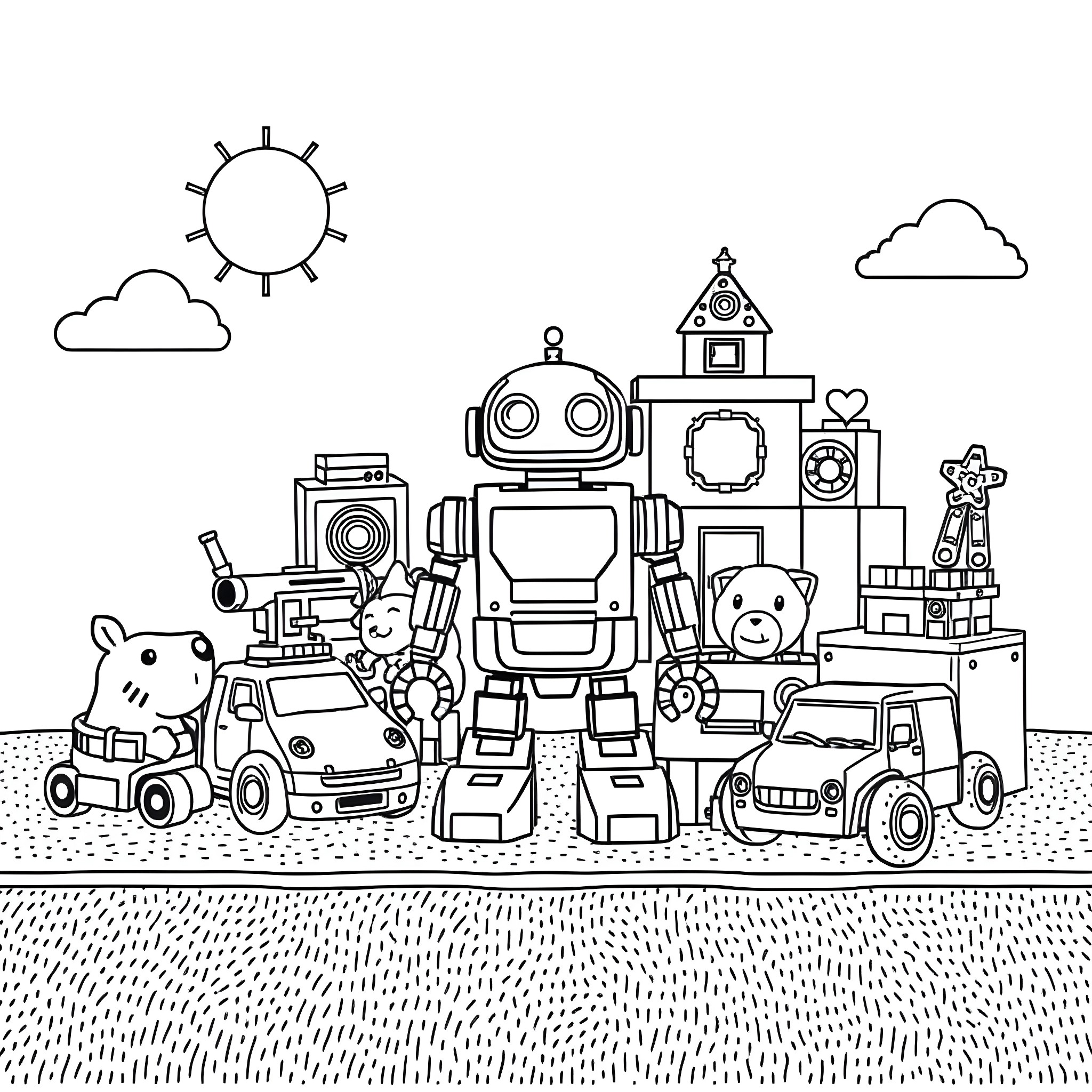 Best Toy Coloring Pages (Free Printable PDF)