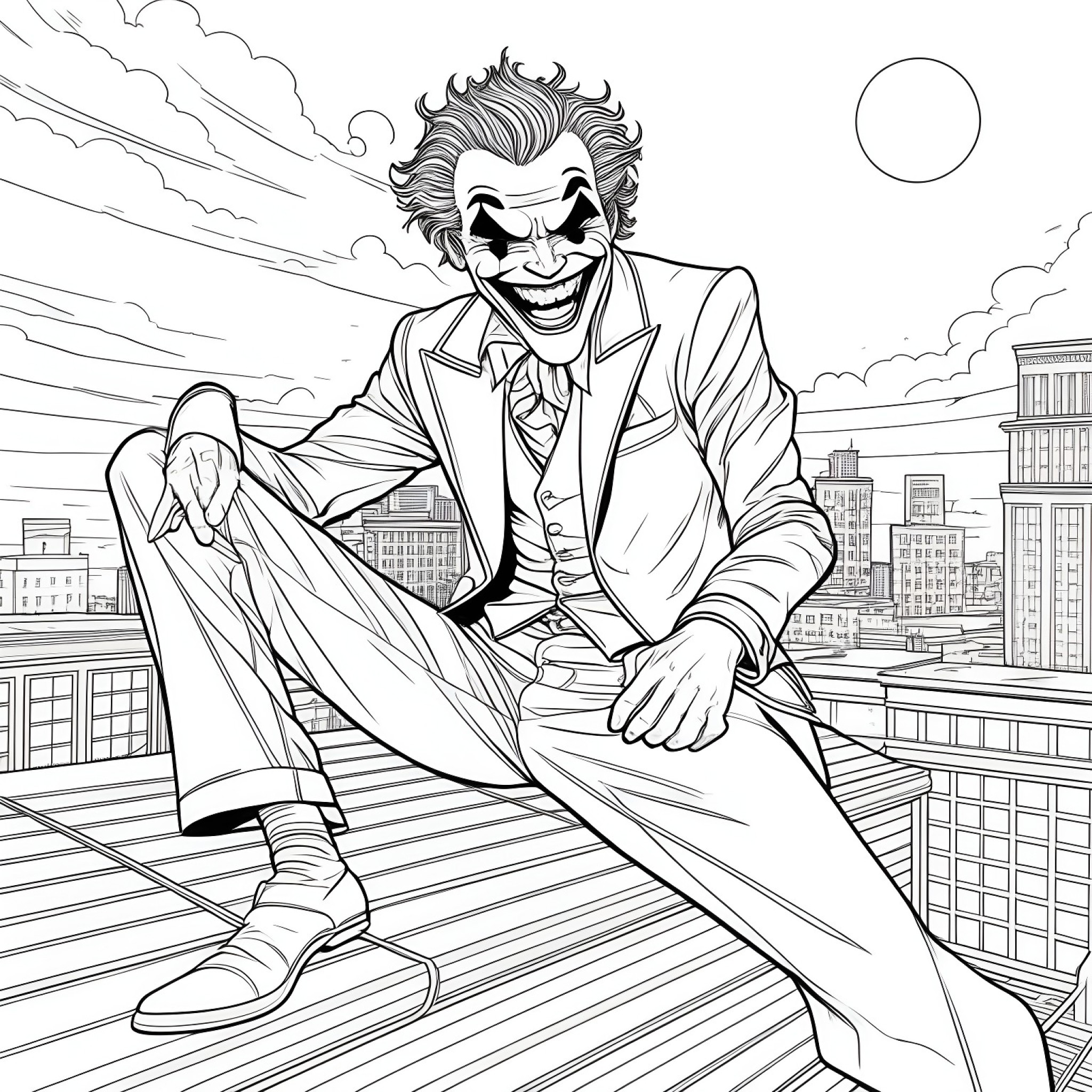Best Joker Coloring Pages (Free Printable PDF)