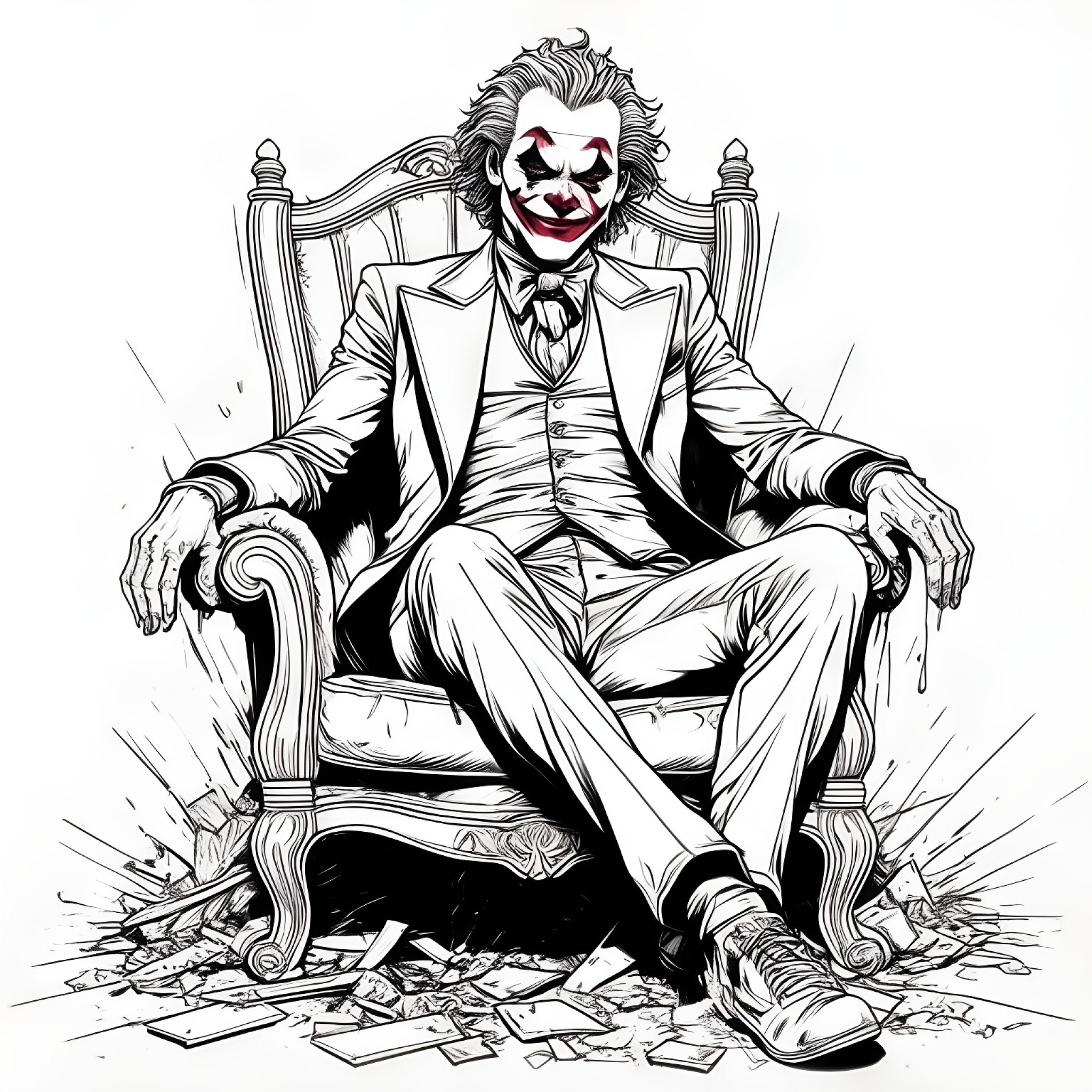Best Joker Coloring Pages (Free Printable PDF)