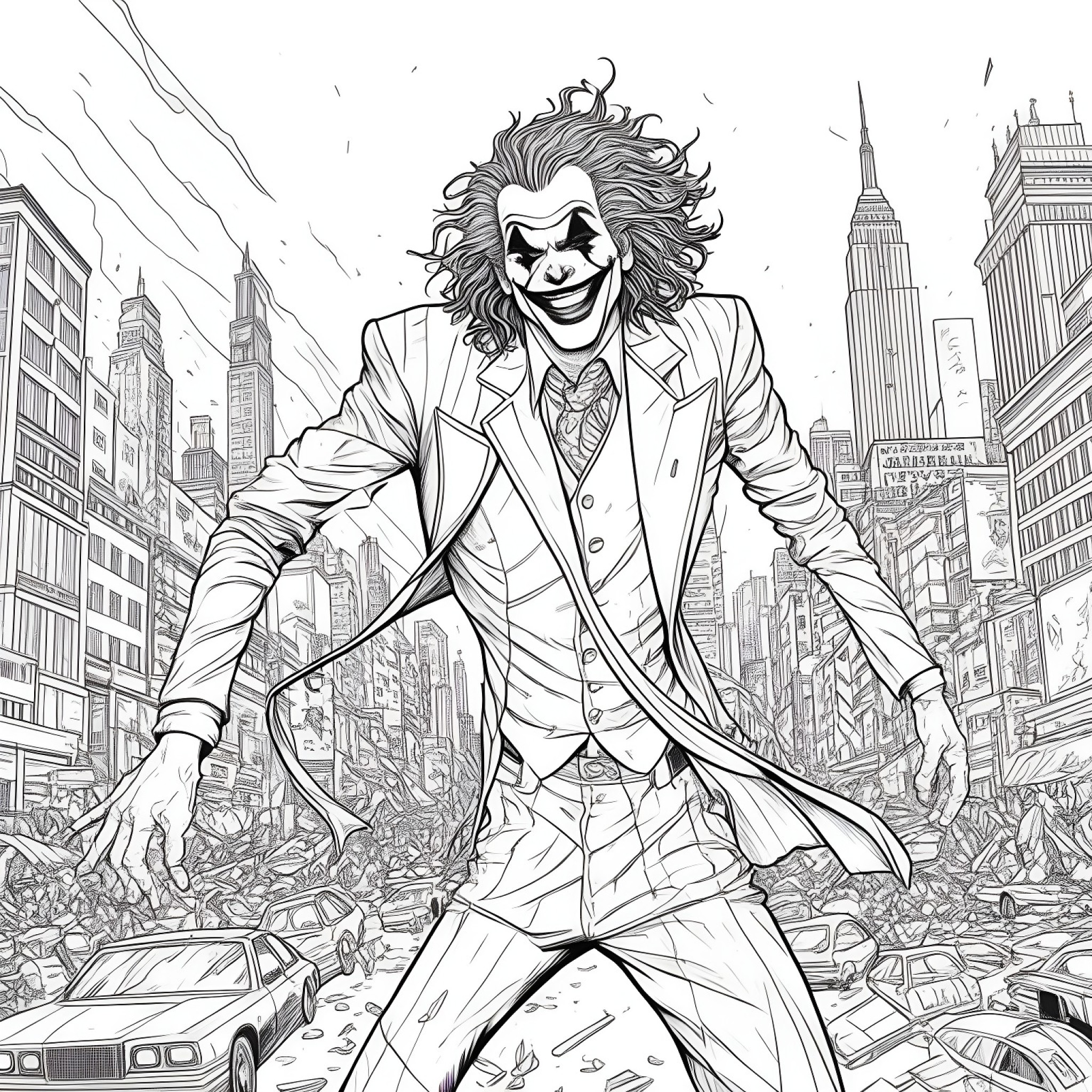 Best Joker Coloring Pages (Free Printable PDF)