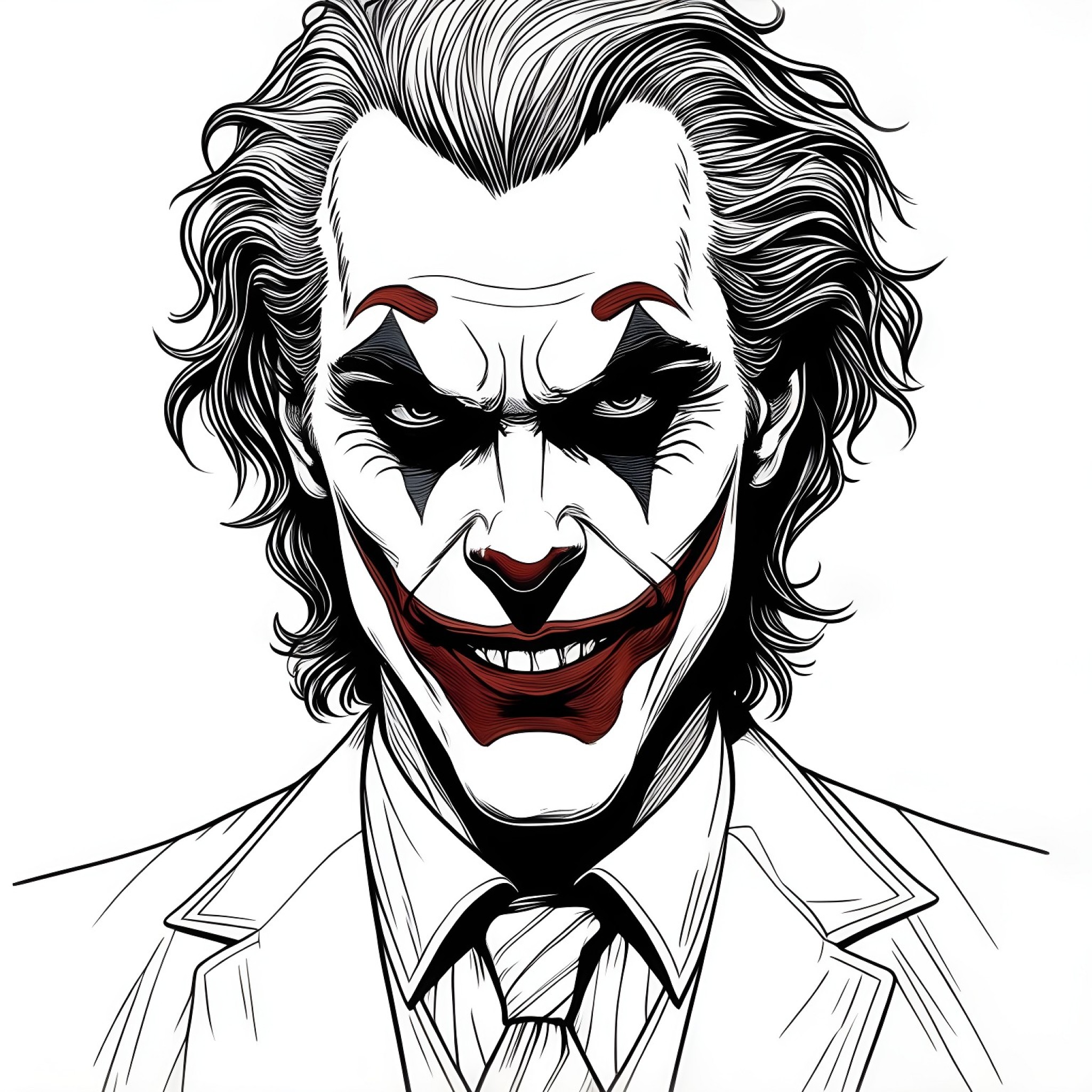 22 Best Joker Coloring Pages (Free Printable PDFs)