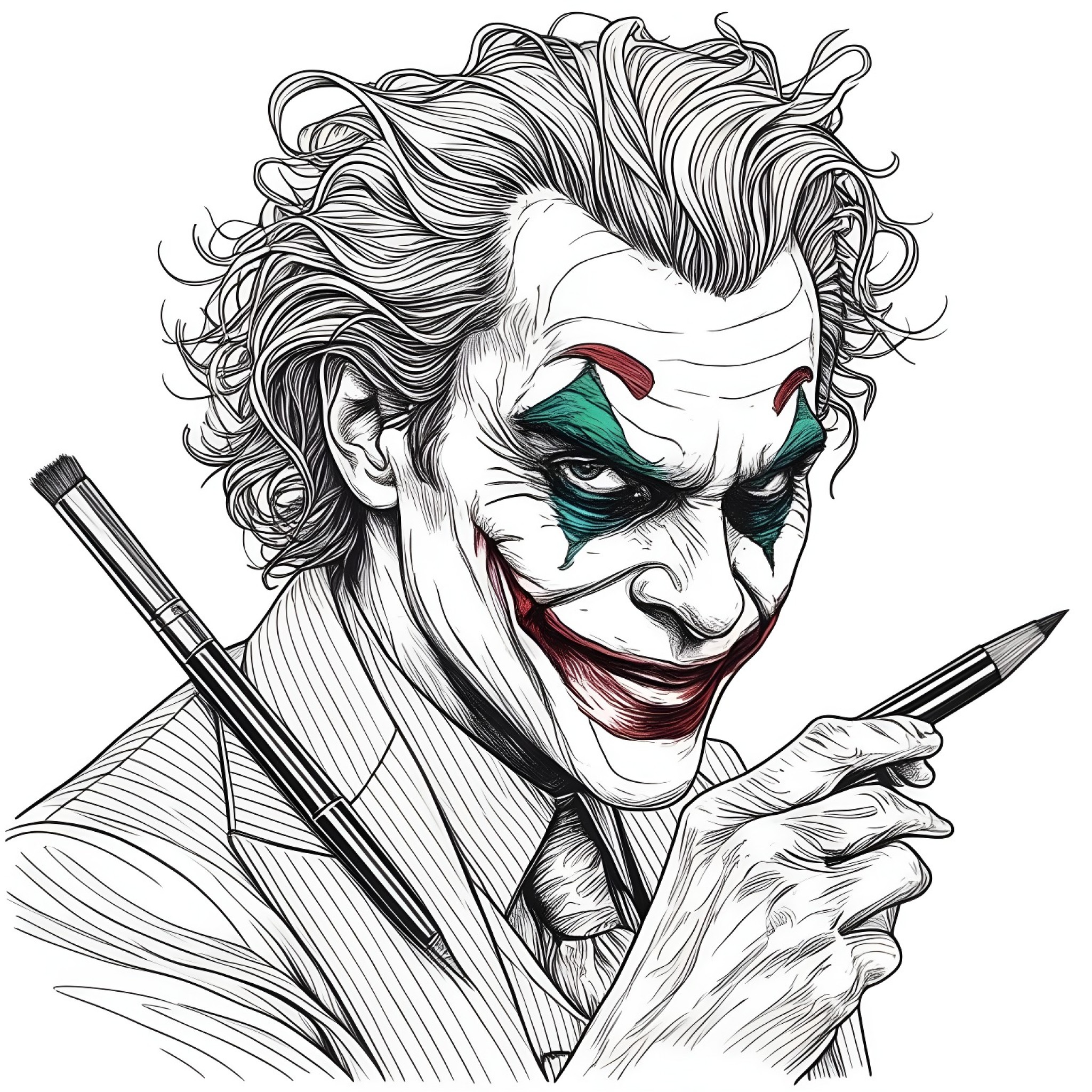 Best Joker Coloring Pages (Free Printable PDF)