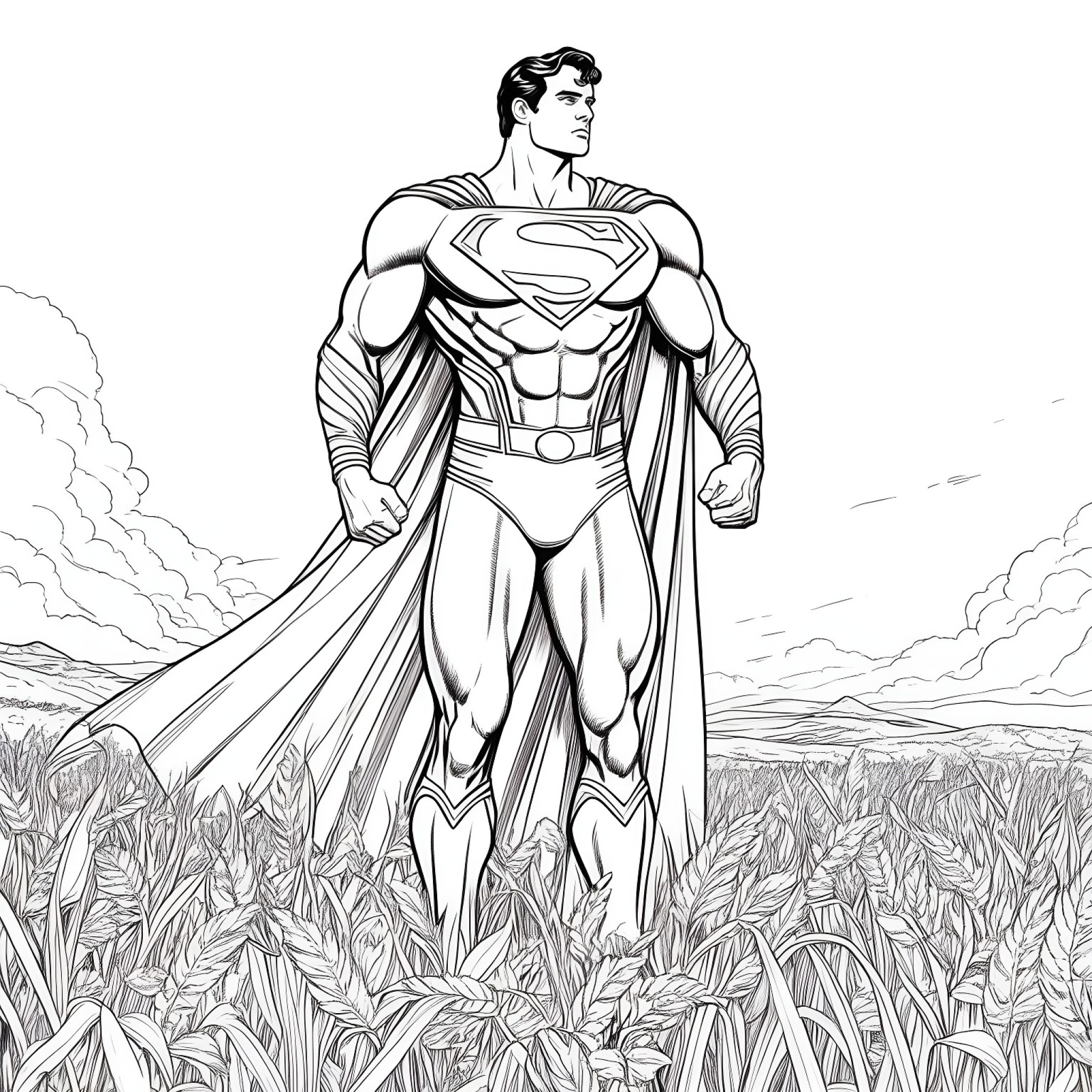 Best Superman Coloring Pages (Free Printable PDF)