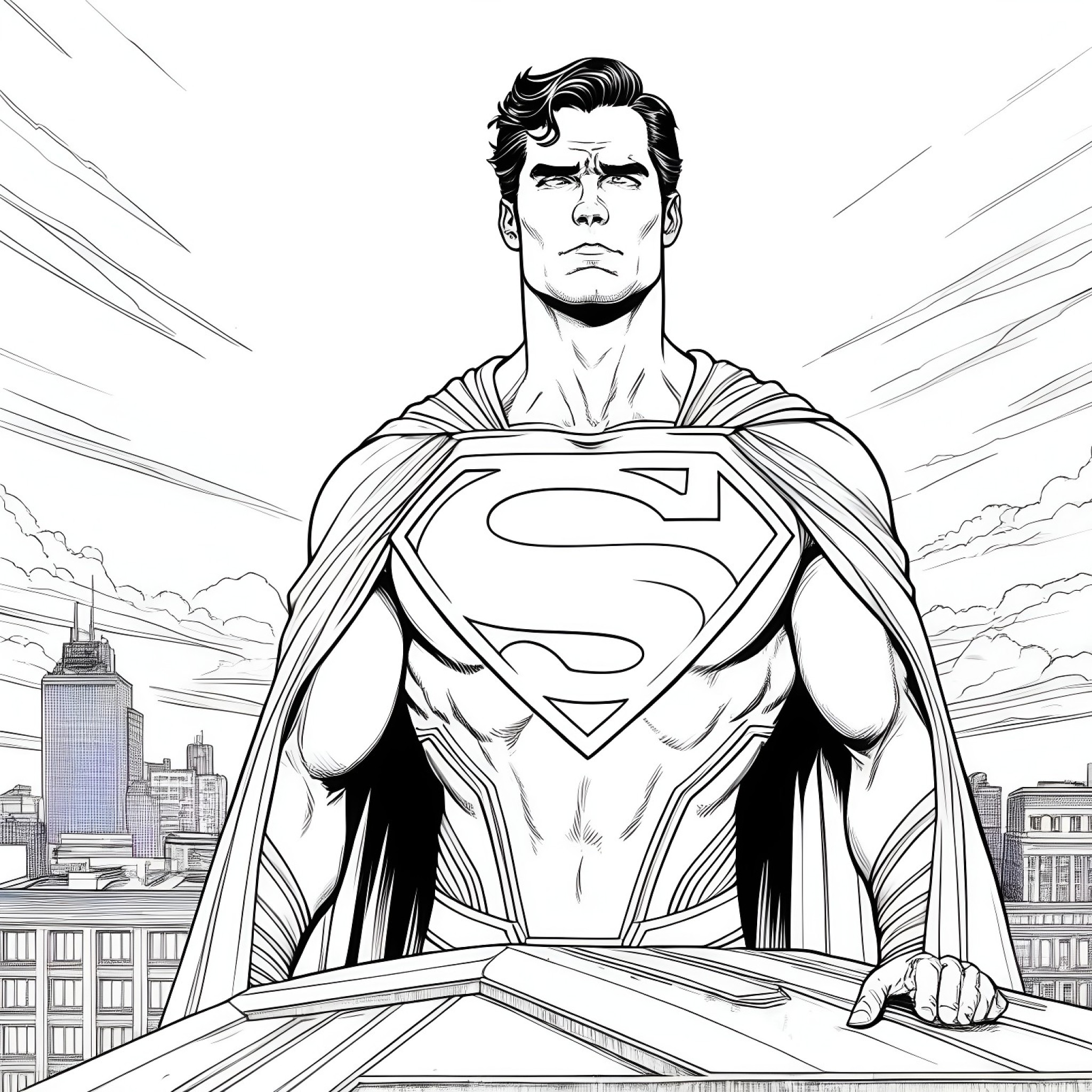 Best Superman Coloring Pages (Free Printable PDF)