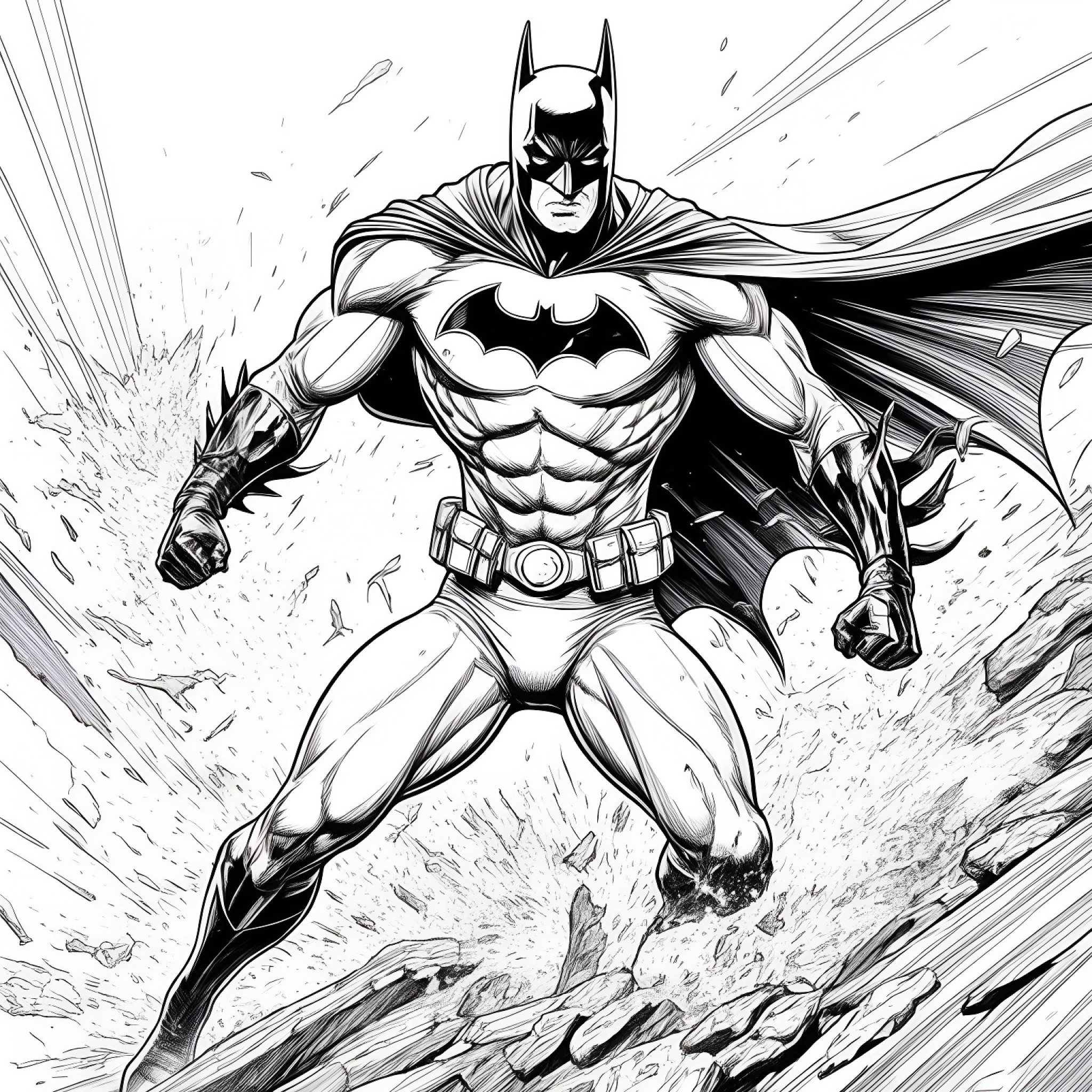 Best Batman Coloring Pages (Free Printable PDF)
