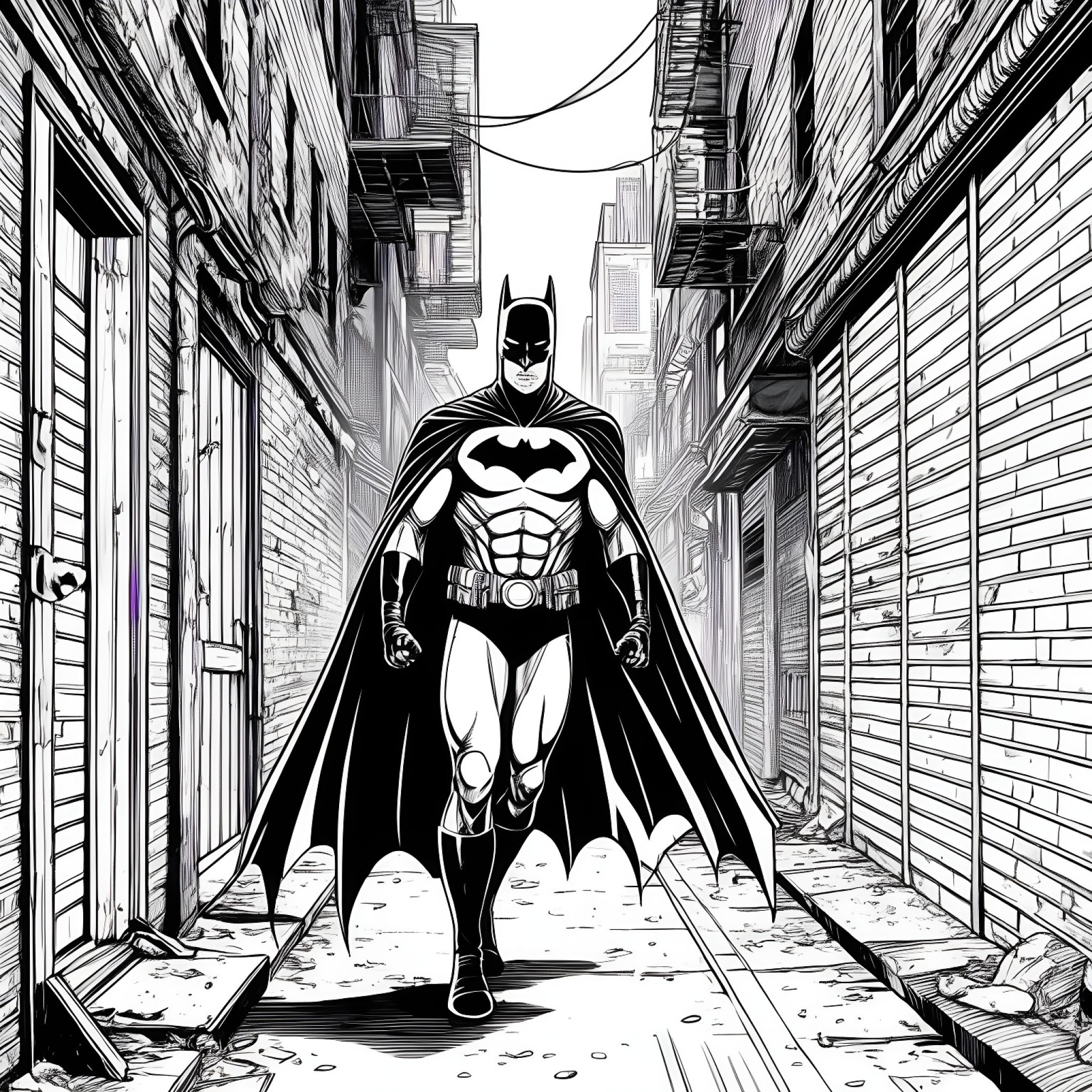 Best Batman Coloring Pages (Free Printable PDF)