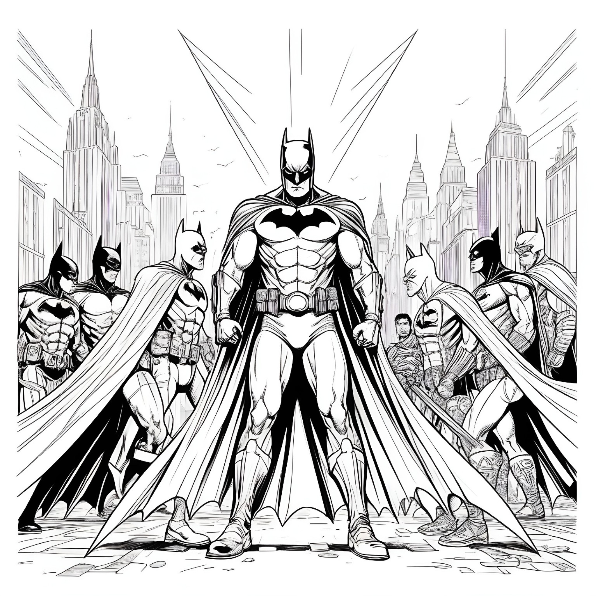 Best Batman Coloring Pages (Free Printable PDF)