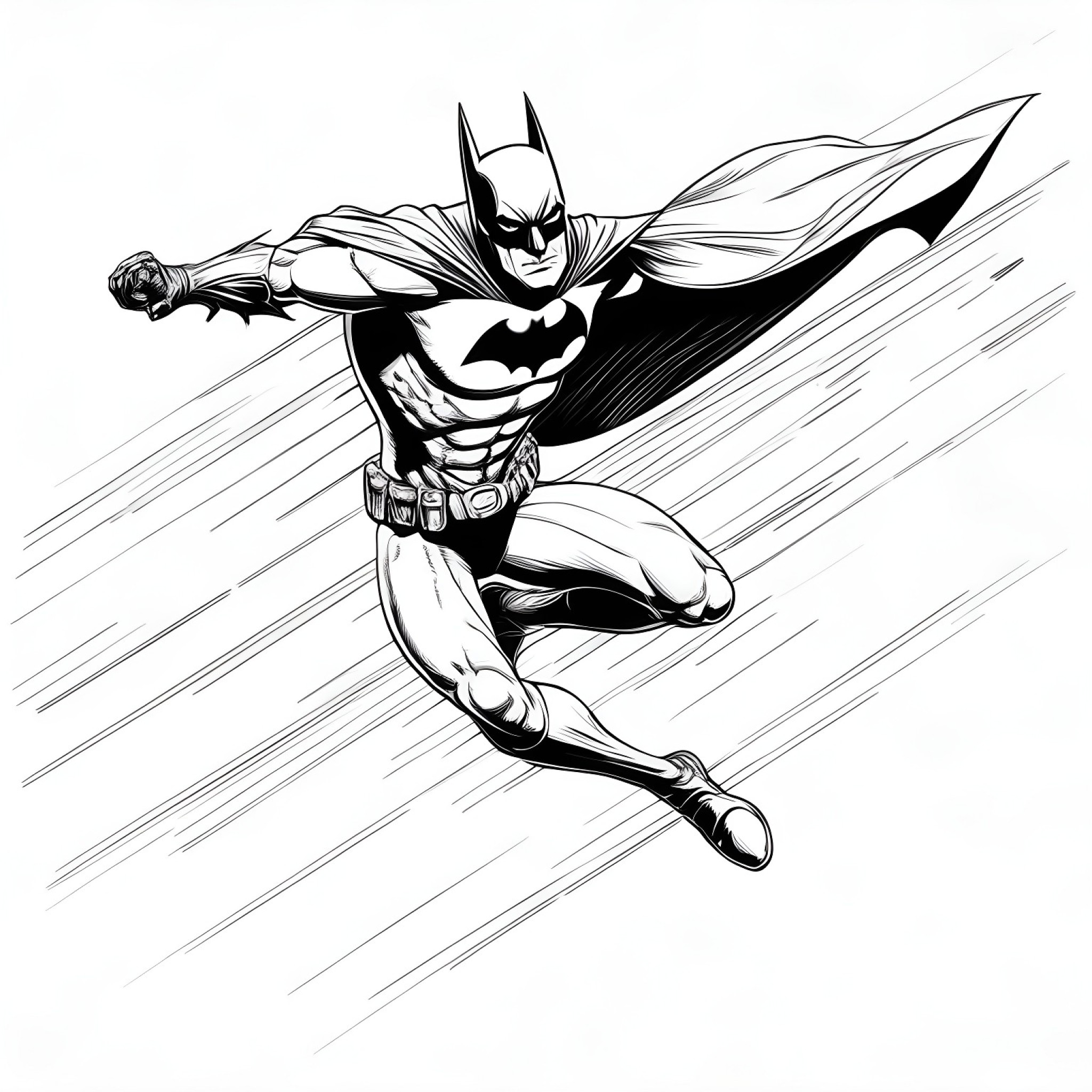 Best Batman Coloring Pages (Free Printable PDF)
