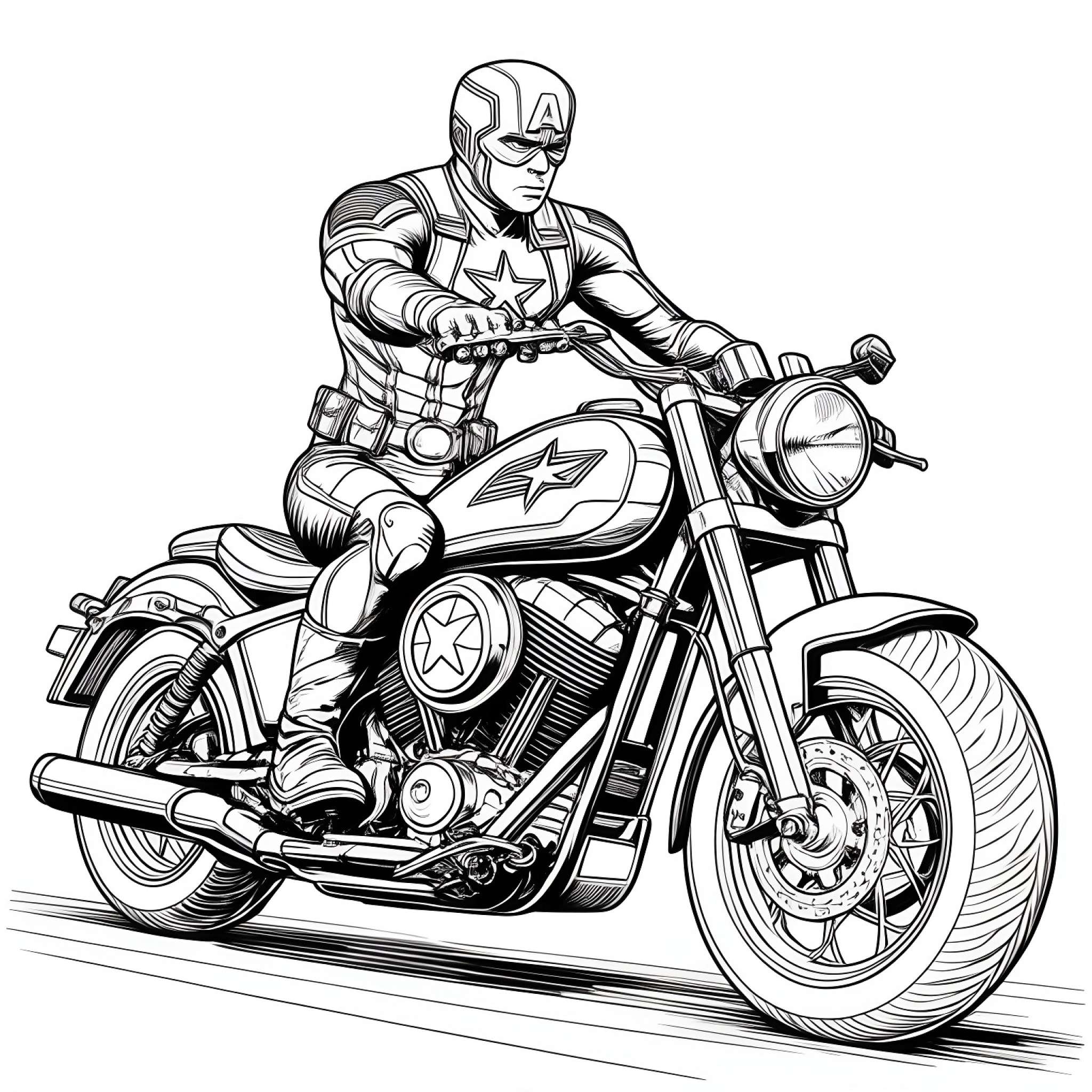 Best Captain America Coloring Pages (Free Printable PDF)