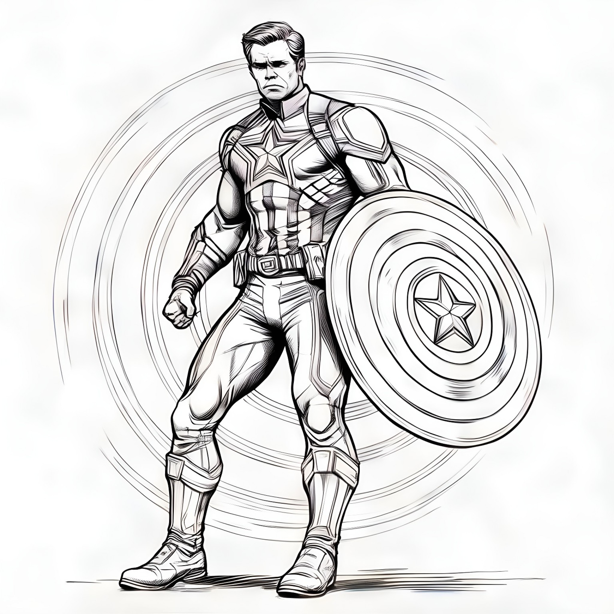 Best Captain America Coloring Pages (Free Printable PDF)