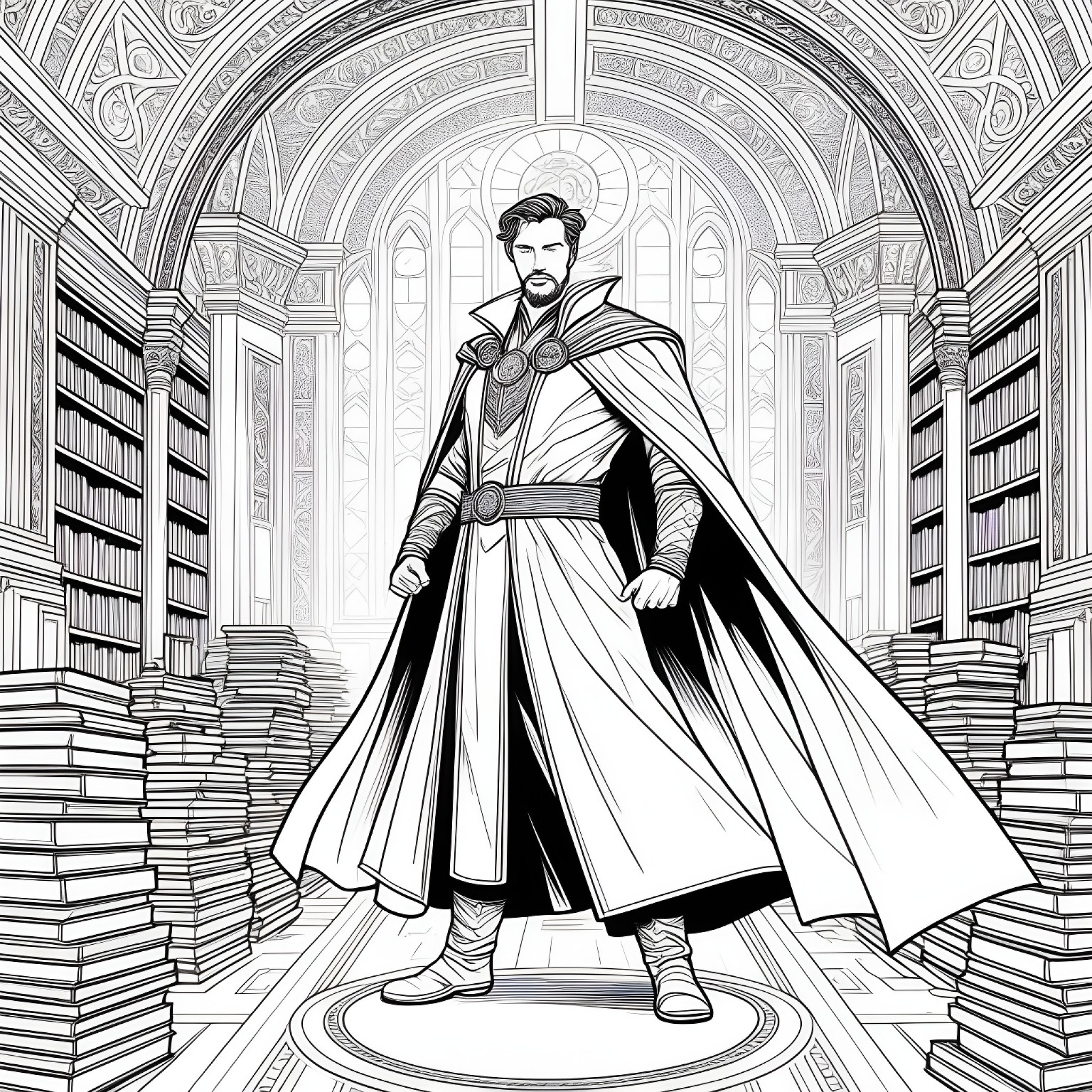 17 Best Doctor Strange Coloring Pages (Free Printable PDFs)