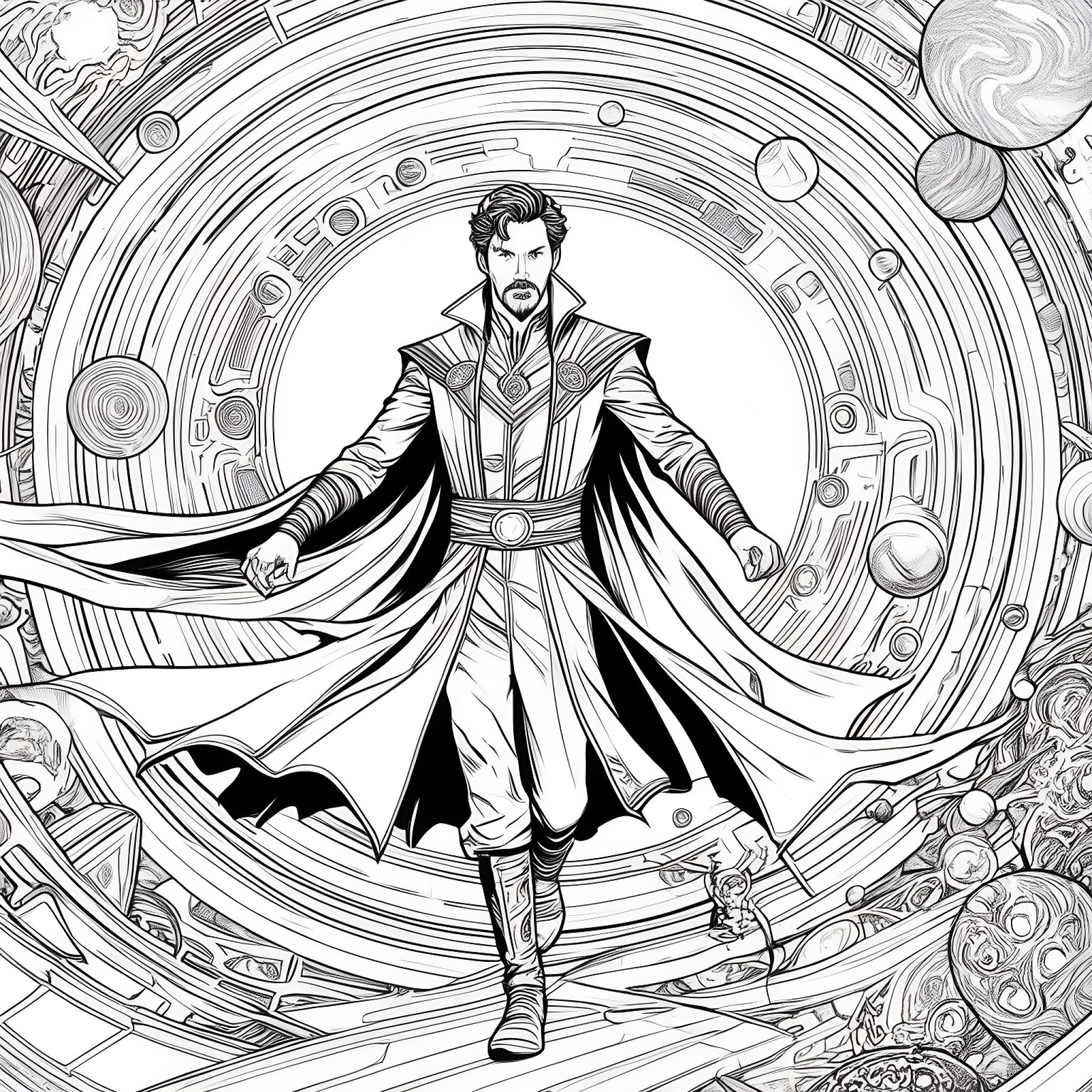17 Best Doctor Strange Coloring Pages (Free Printable PDFs)
