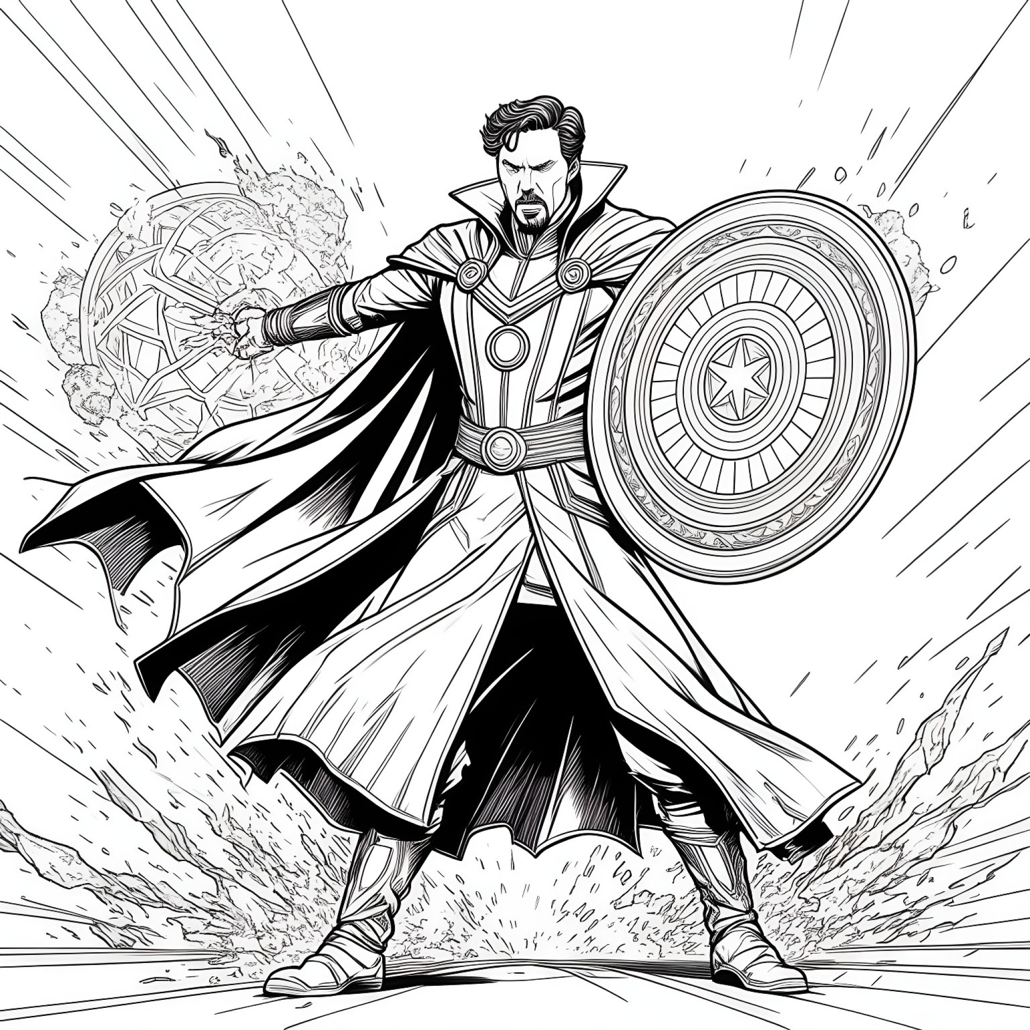 Best Doctor Strange Coloring Pages (Free Printable PDF)