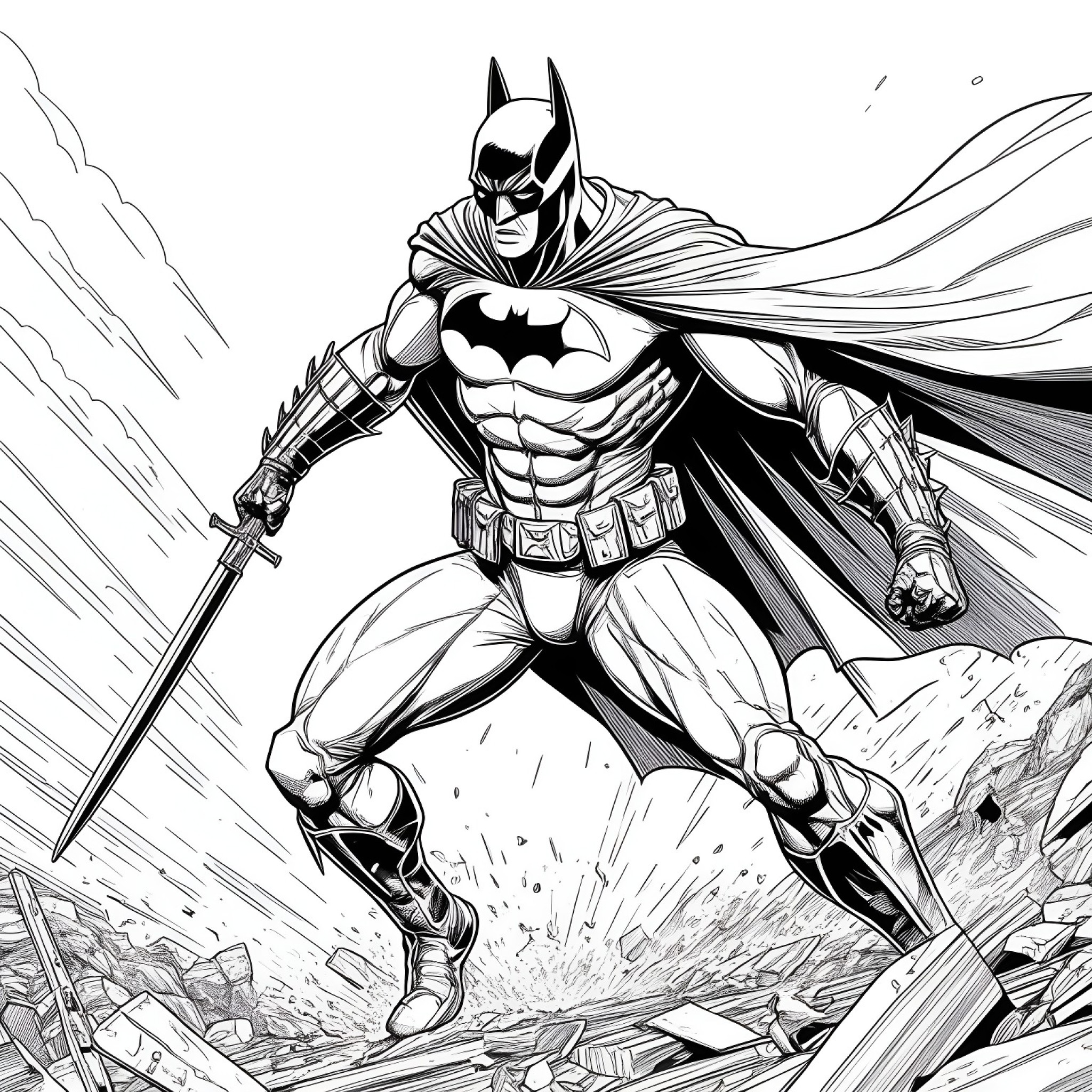 Best Batman Coloring Pages (Free Printable PDF)