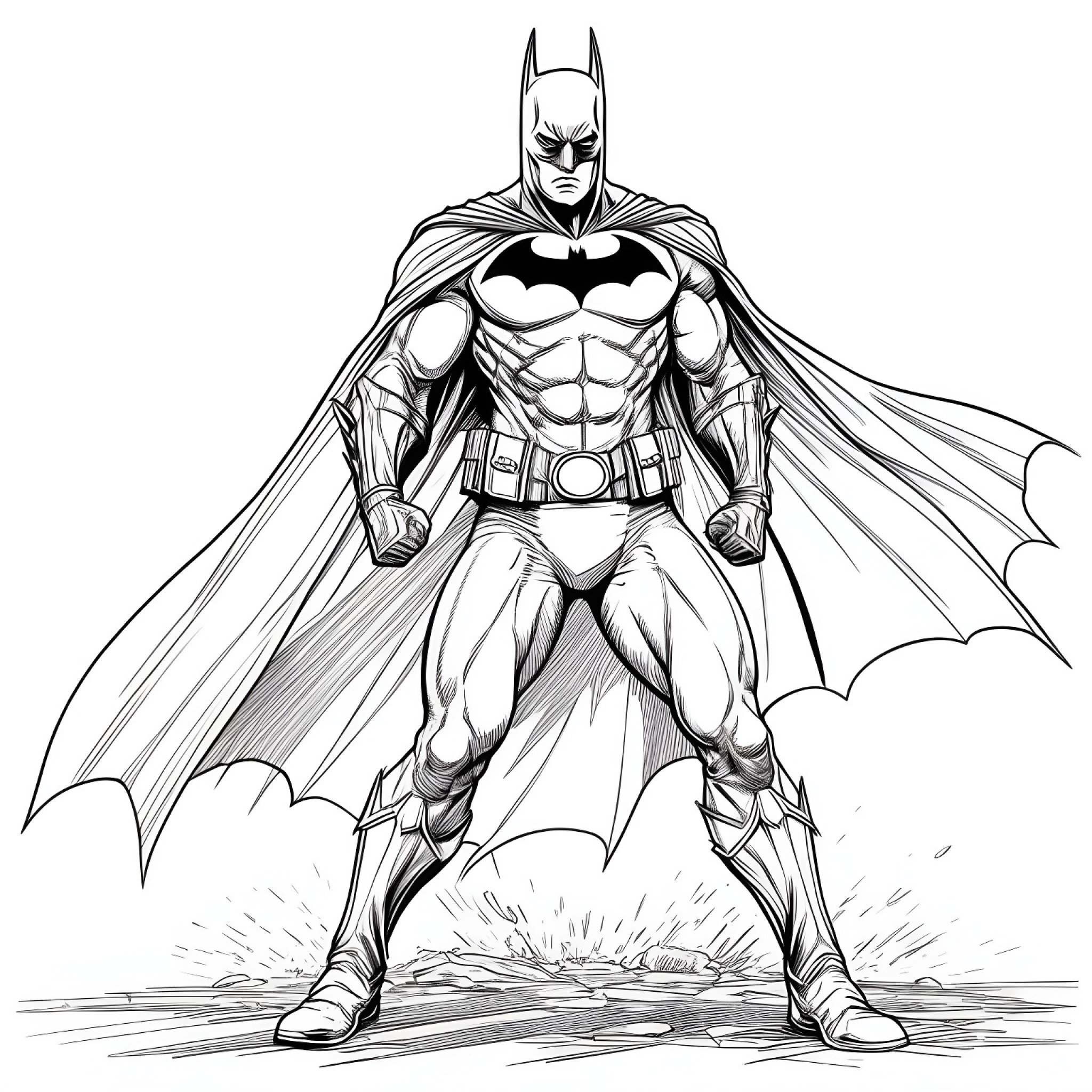 Best Batman Coloring Pages (Free Printable PDF)