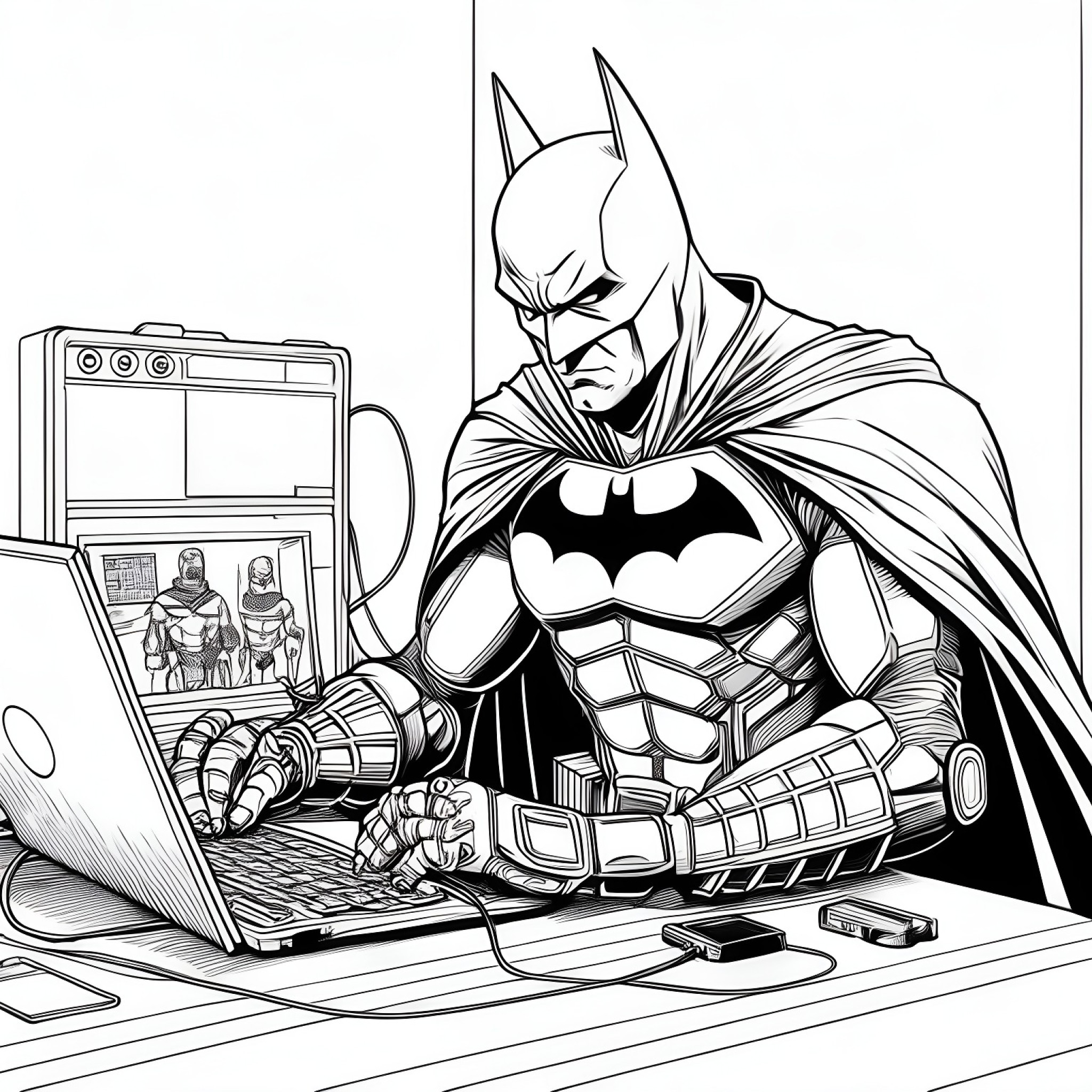Best Batman Coloring Pages (Free Printable PDF)
