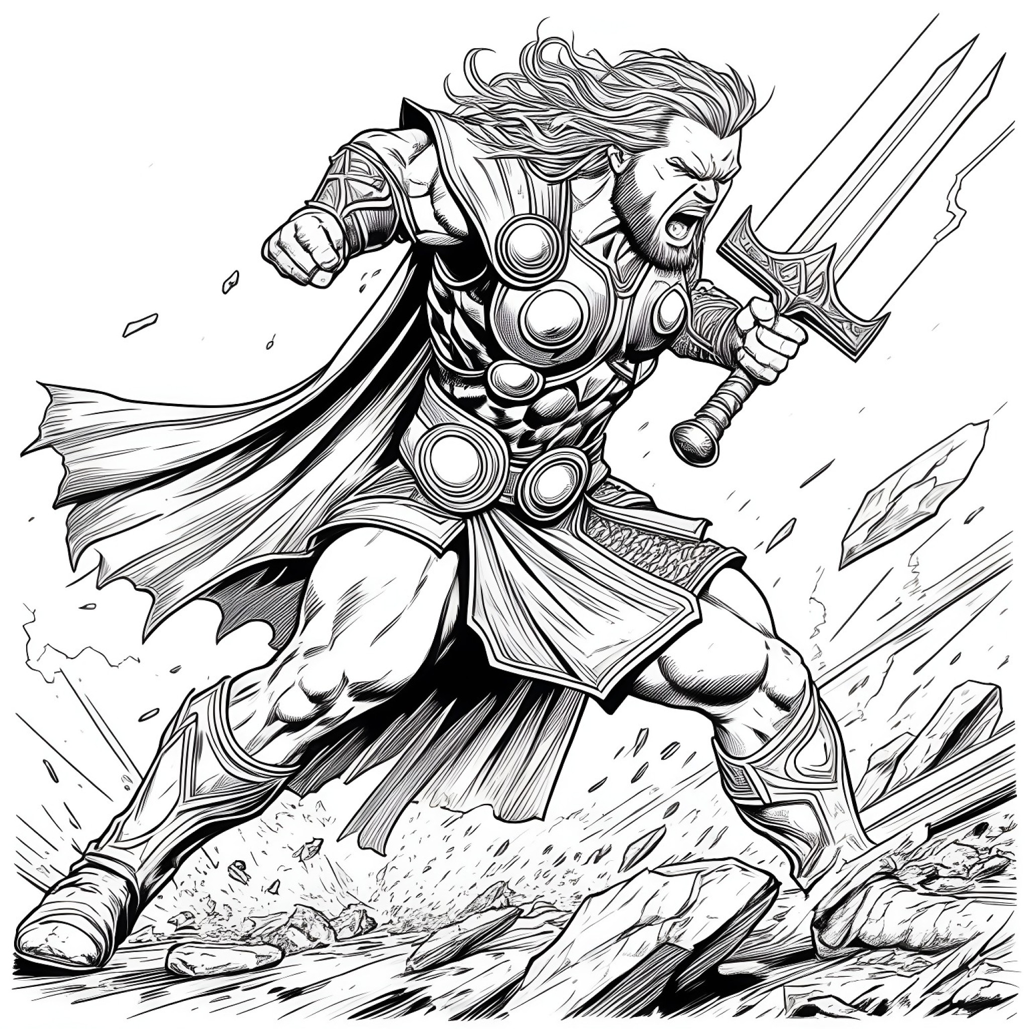 Best Thor Coloring Pages (Free Printable PDF)
