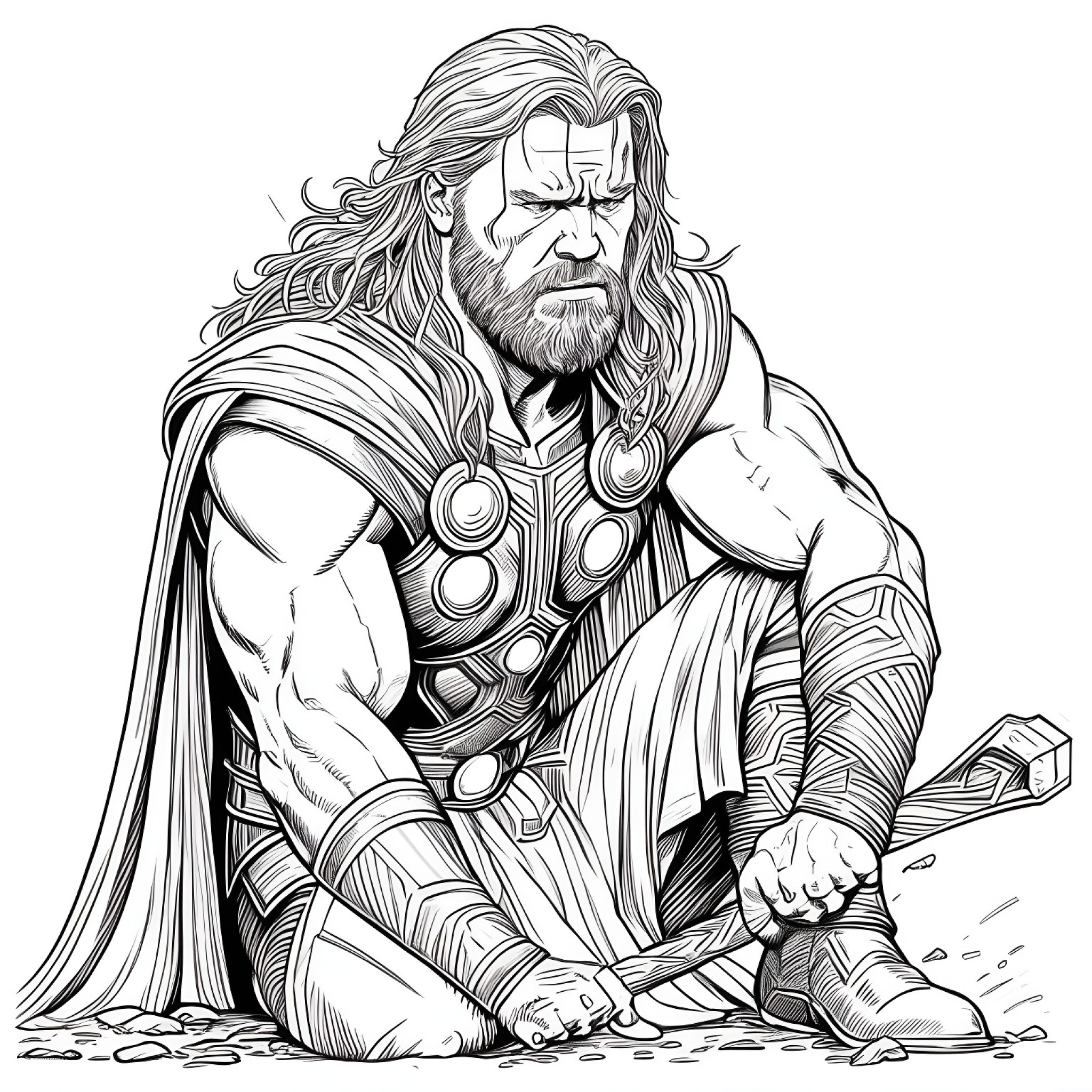 Best Thor Coloring Pages (Free Printable PDF)
