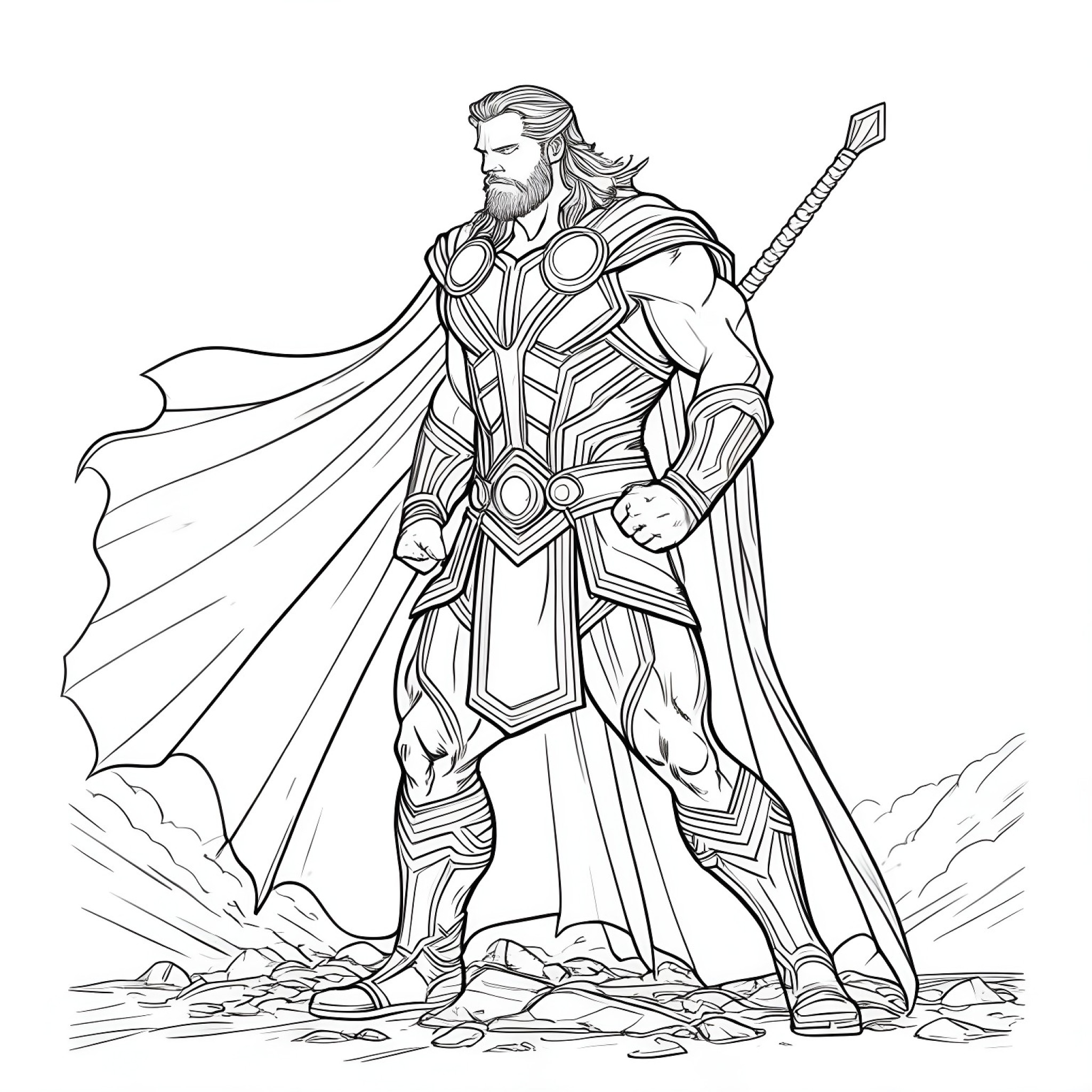 Best Thor Coloring Pages (Free Printable PDF)