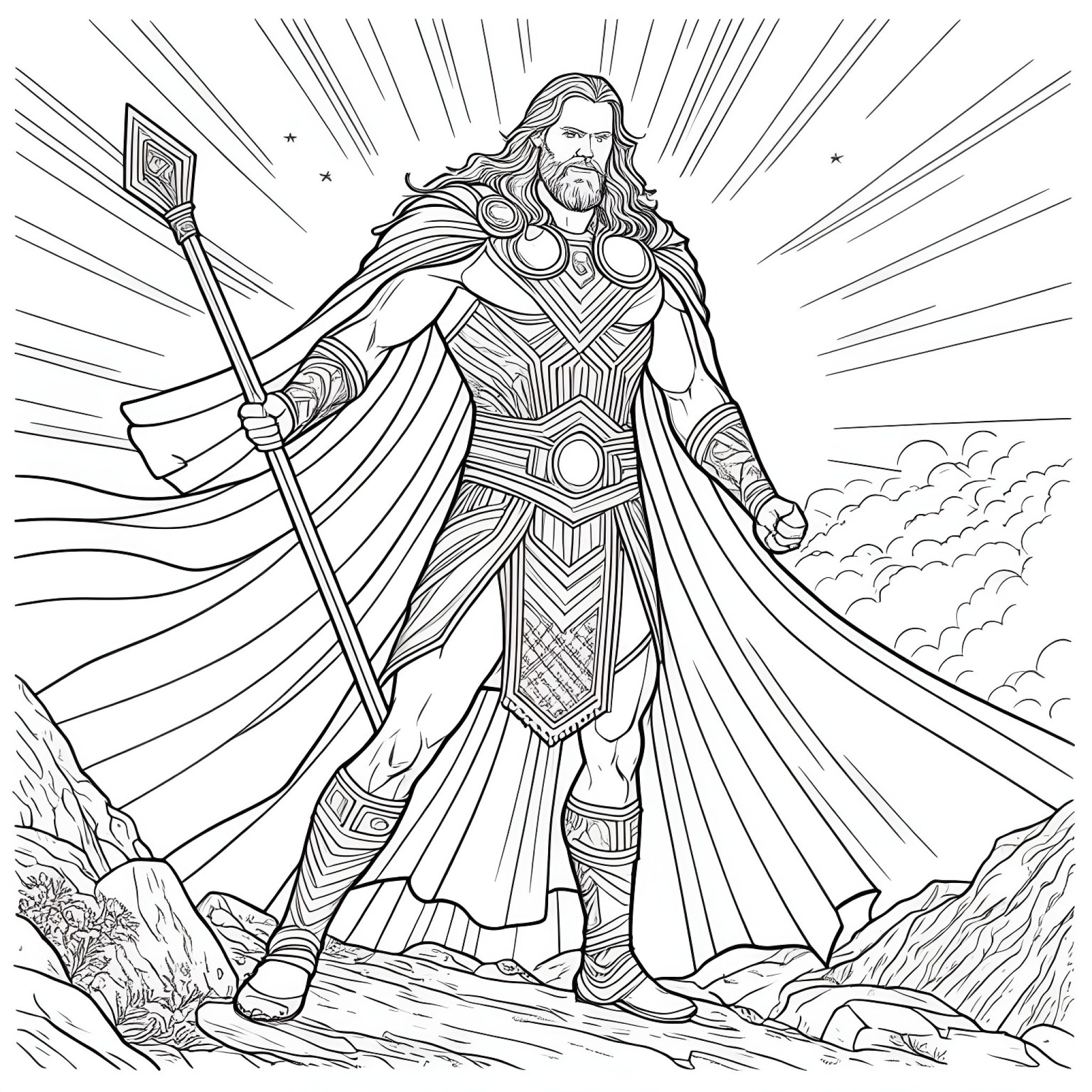 Best Thor Coloring Pages (Free Printable PDF)