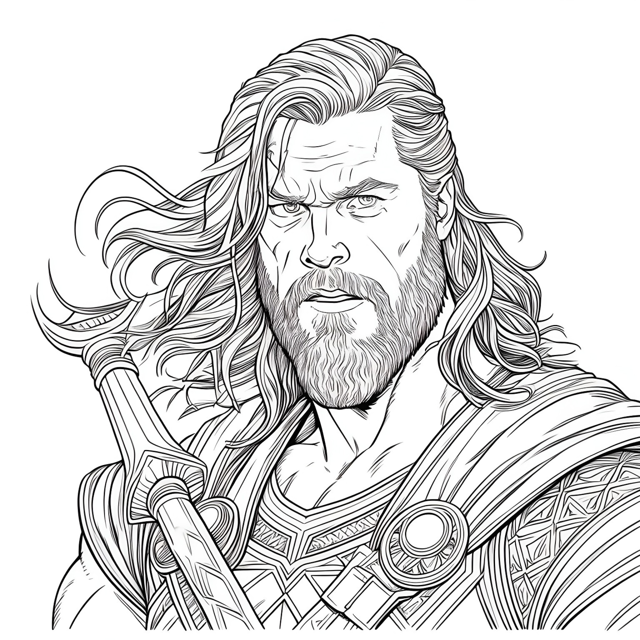 Best Thor Coloring Pages (Free Printable PDF)