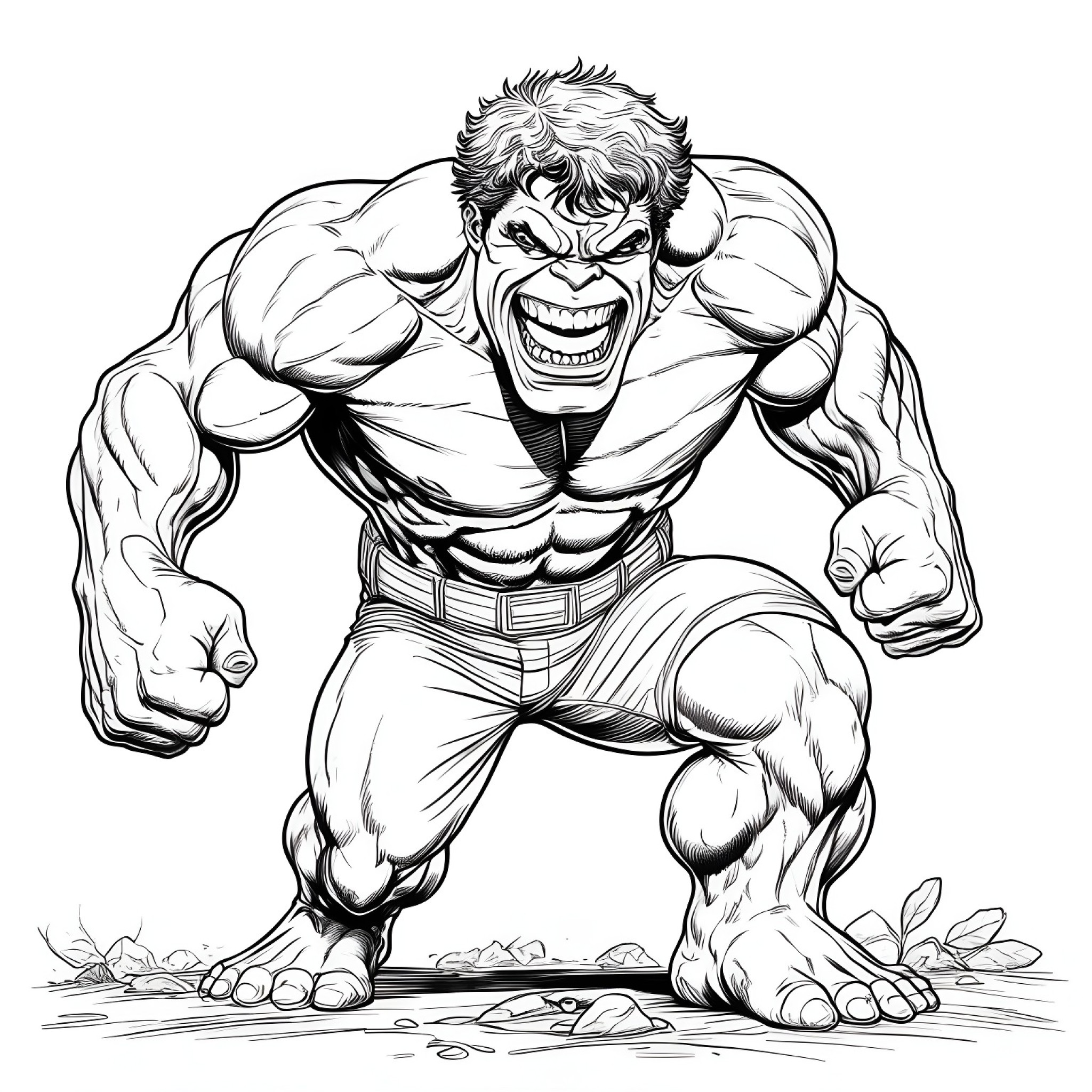 Best Hulk Coloring Pages (Free Printable PDF)