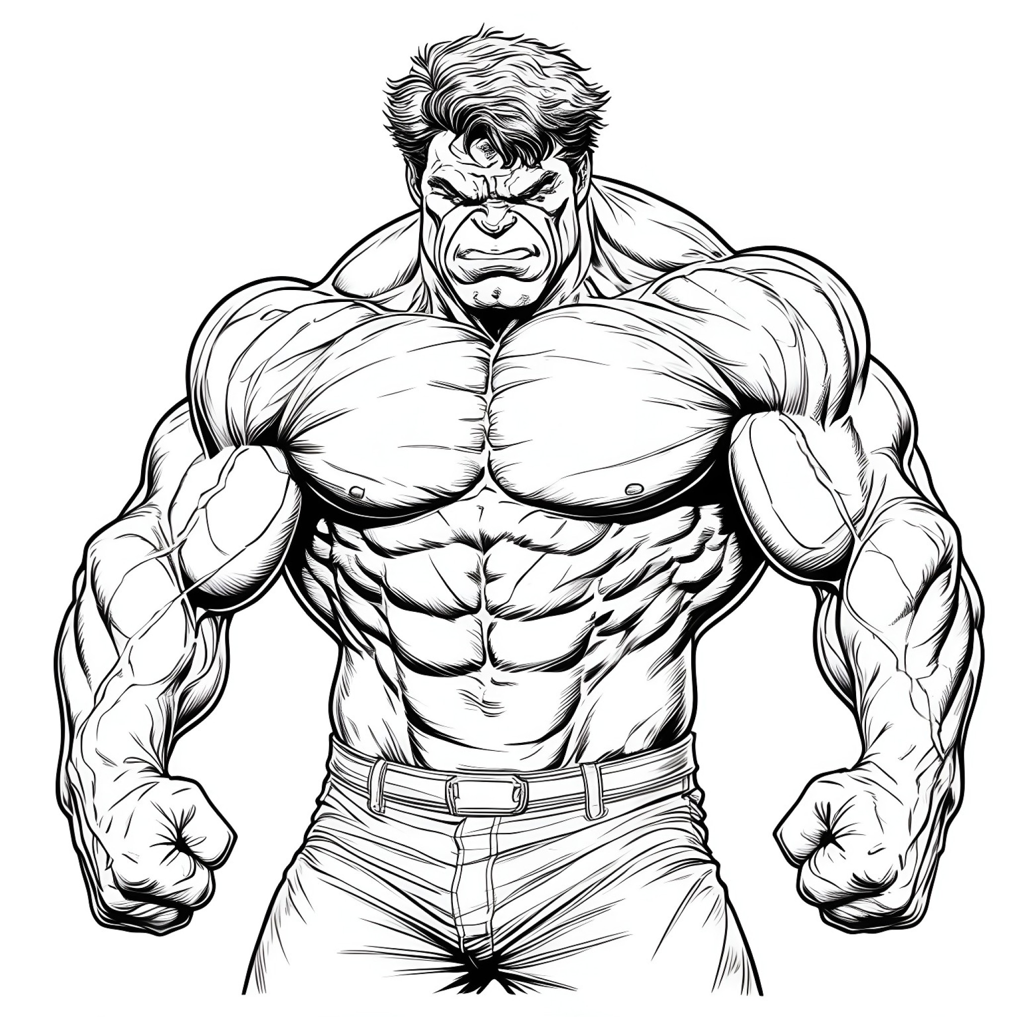 Best Hulk Coloring Pages (Free Printable PDF)