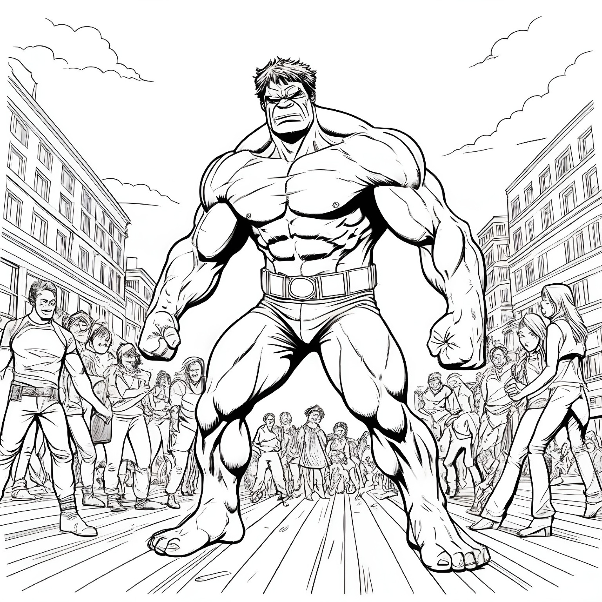 Best Hulk Coloring Pages (Free Printable PDF)