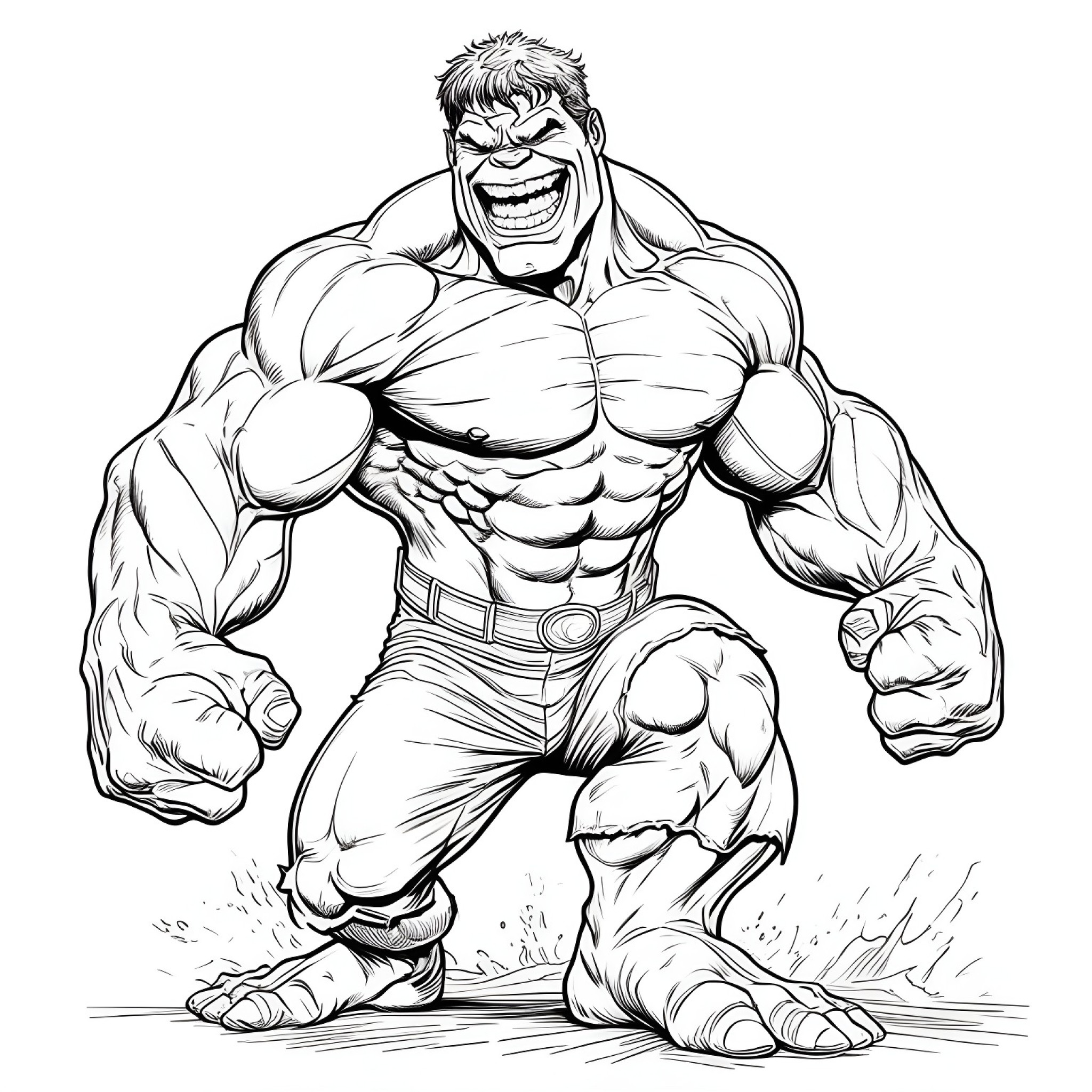 Best Hulk Coloring Pages (Free Printable PDF)