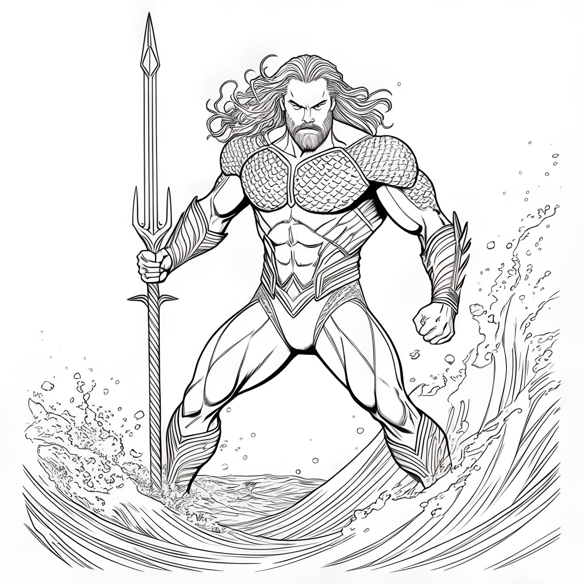 15 Best Aquaman Coloring Pages (Free Printable PDFs)